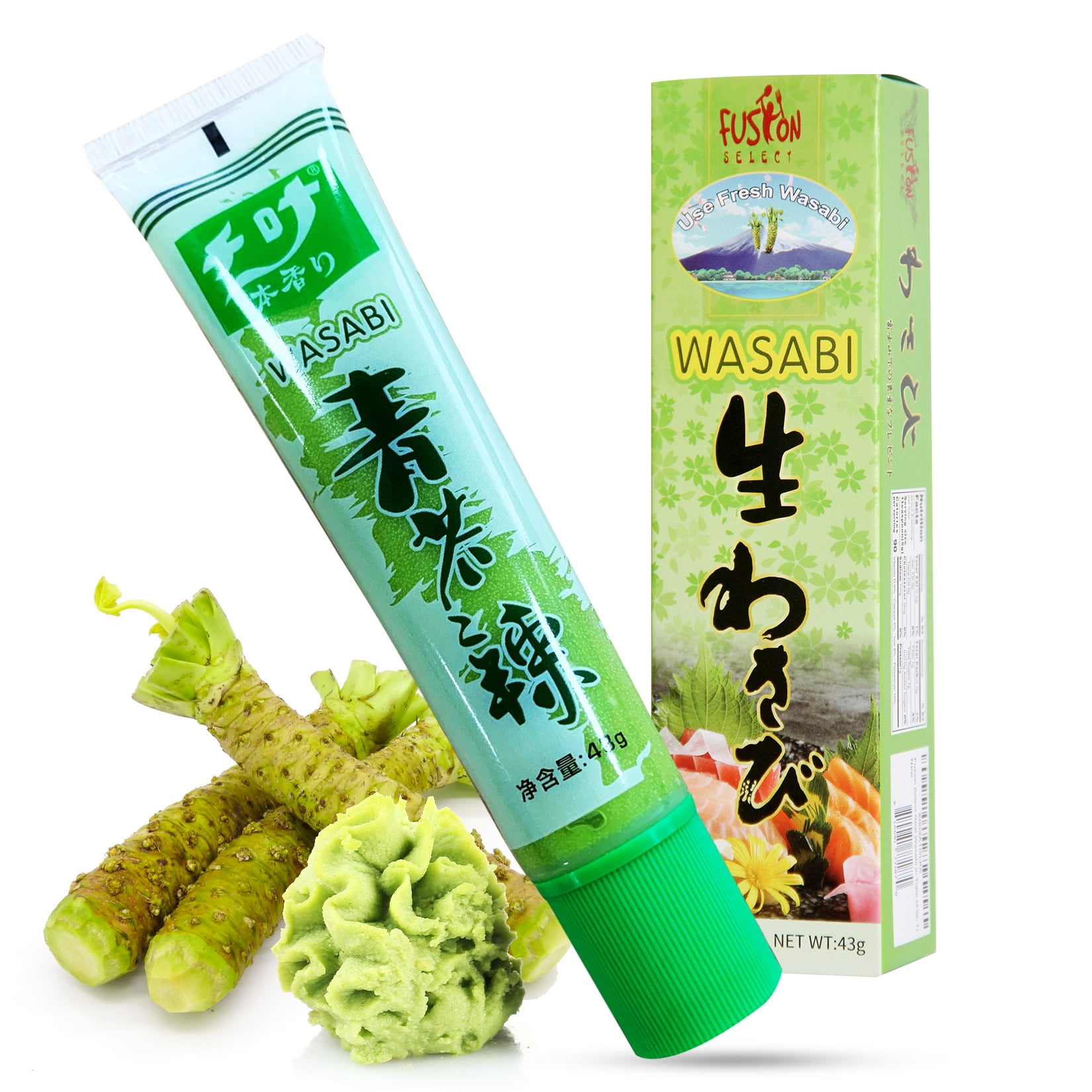 Fusion Select Real Wasabi in Tube 43g - 1pk - Walmart.com