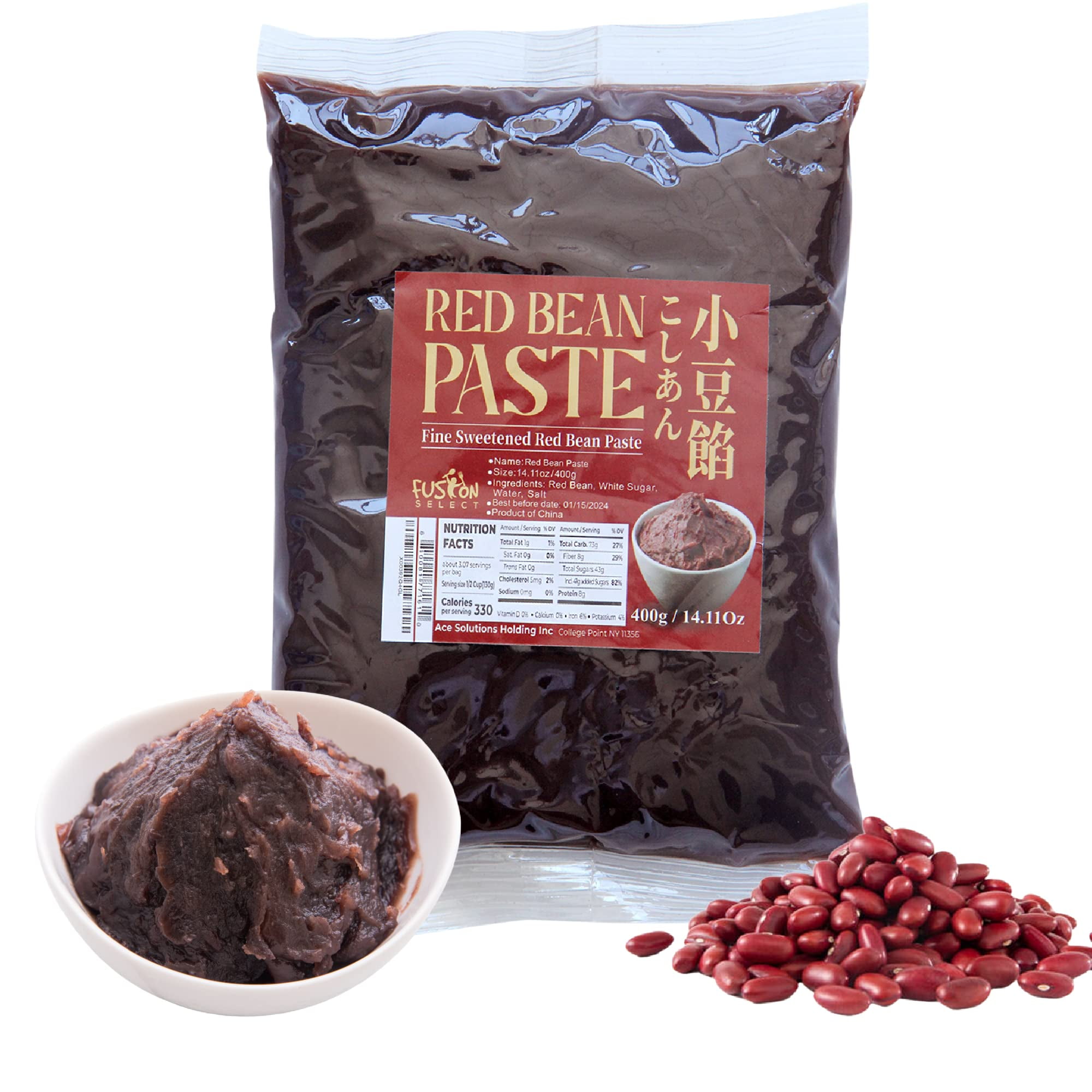 Fusion Select Red Bean IEF31 Paste - Fine Sweetened Bean Paste for ...