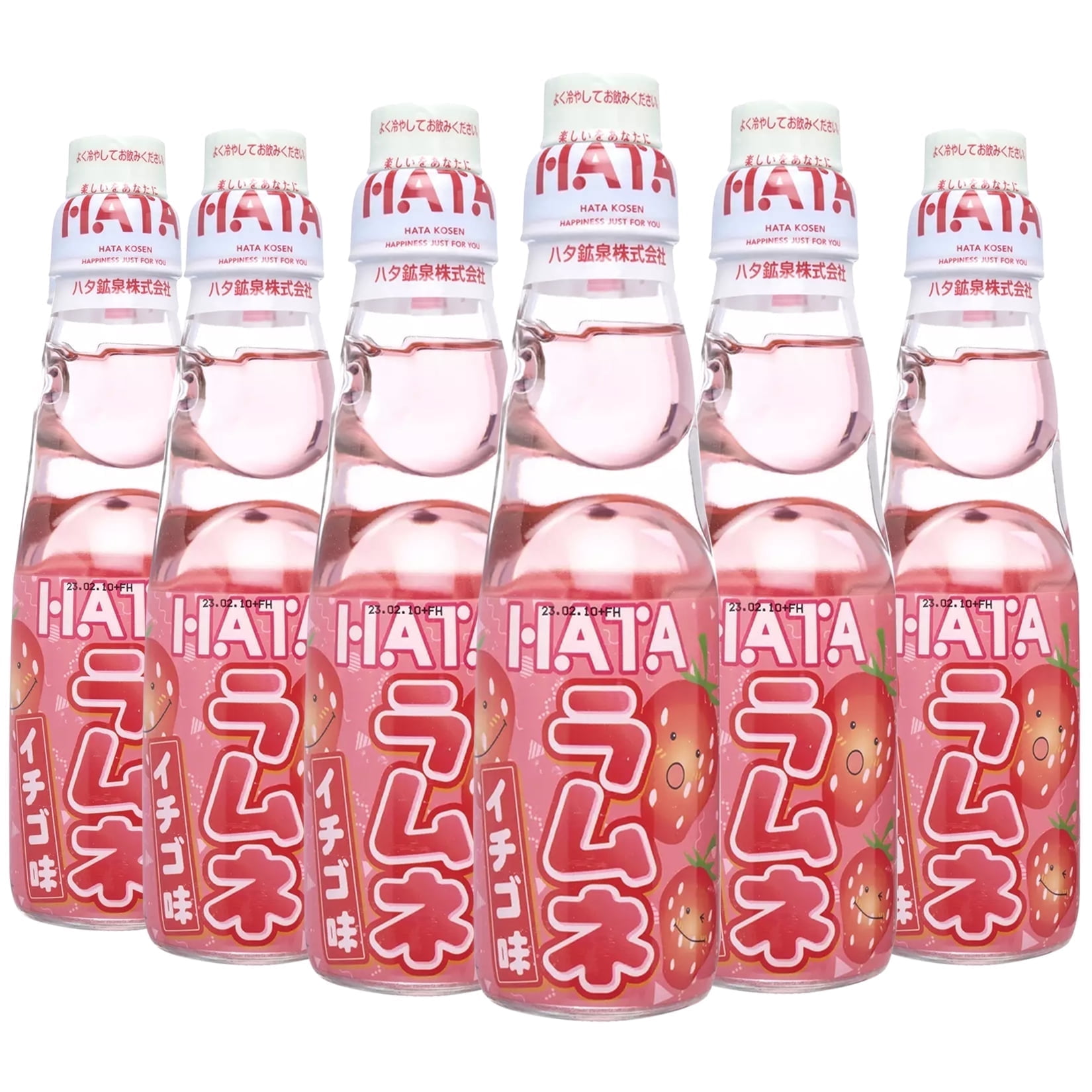 Fusion Select Strawberry Ramune Japanese Soda - Classic Carbonated ...
