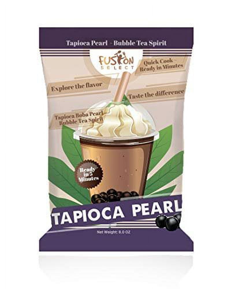 Fusion Select Tapioca Pearl - Black Sugar Flavor Quick Cook Tapioca ...