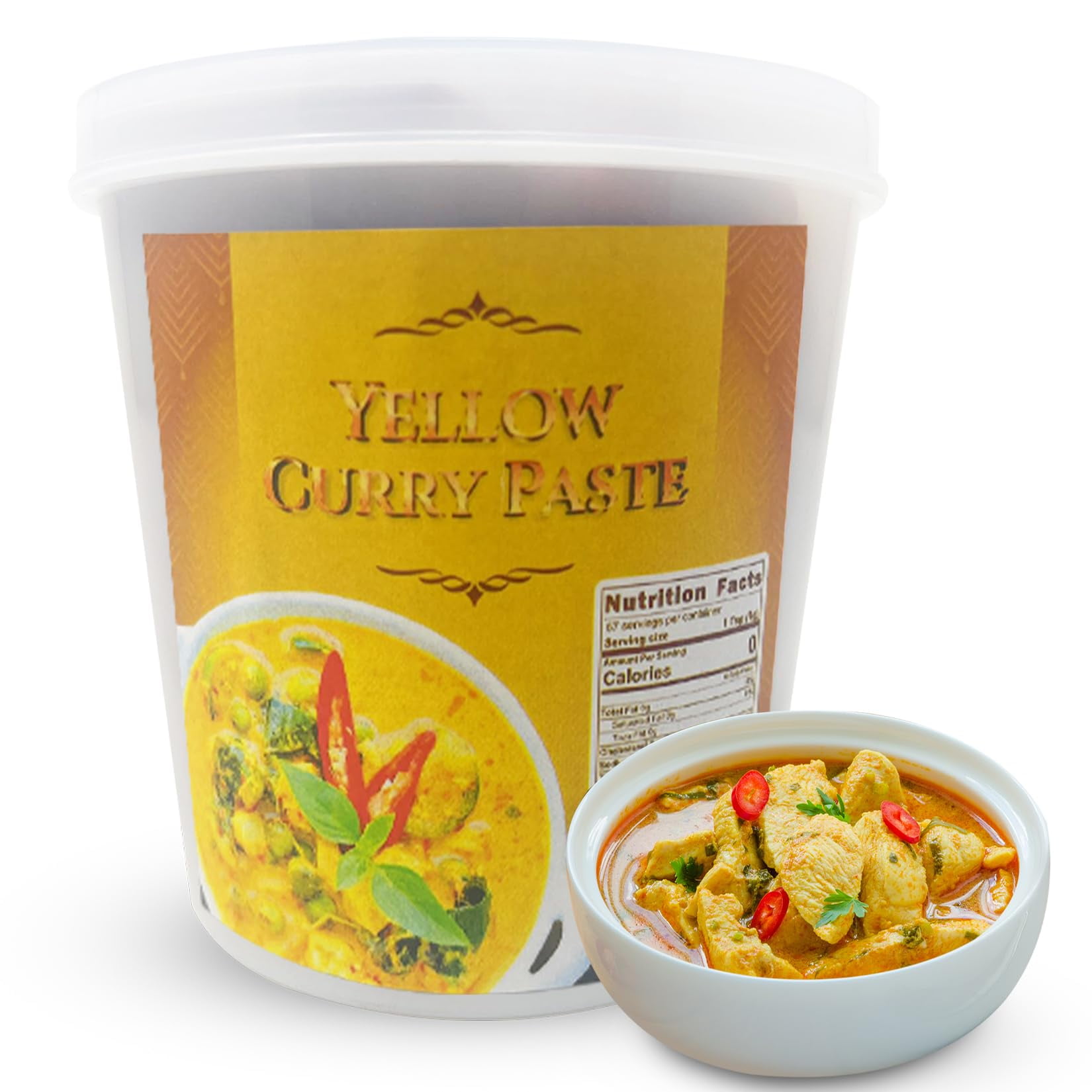 Fusion Select Yellow Curry DMF15 Paste - Seasoning Spice Blend for ...