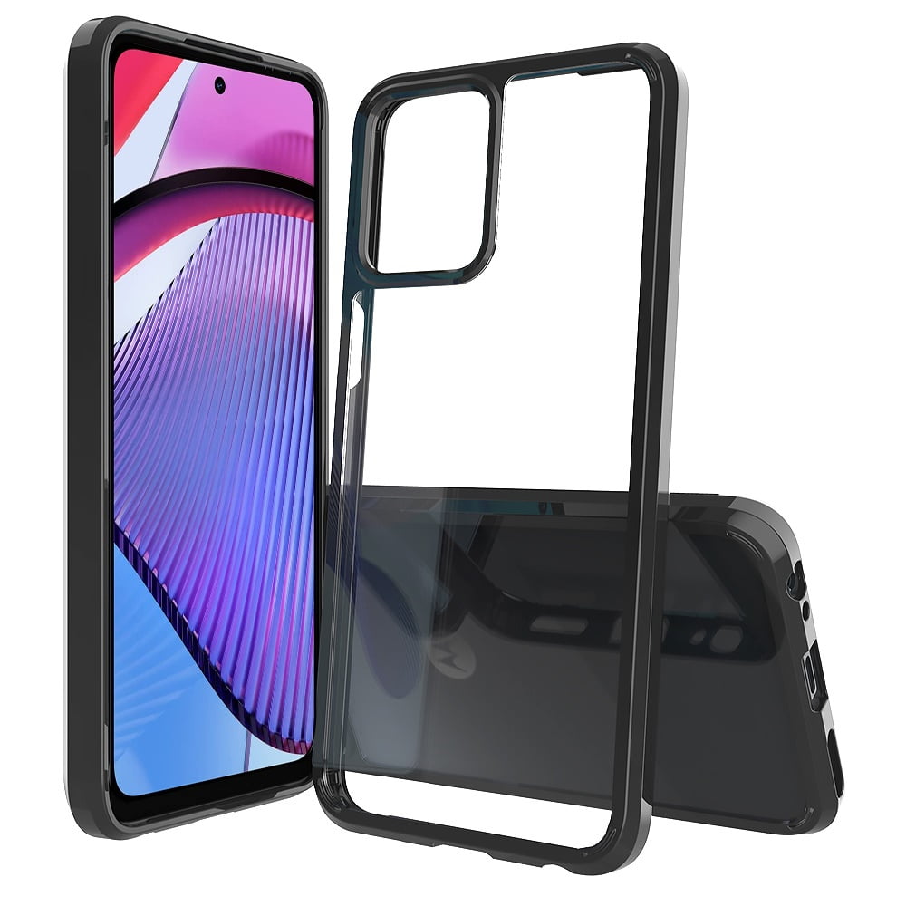 Fusion Shield Tough Snap-on Case for Motorola Moto G Power 5G 2023 - Black - Walmart.com