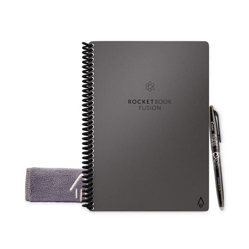 Fusion Smart Notebook, Seven Assorted Page Formats, Gray Cover, 8.8 x 6 ...