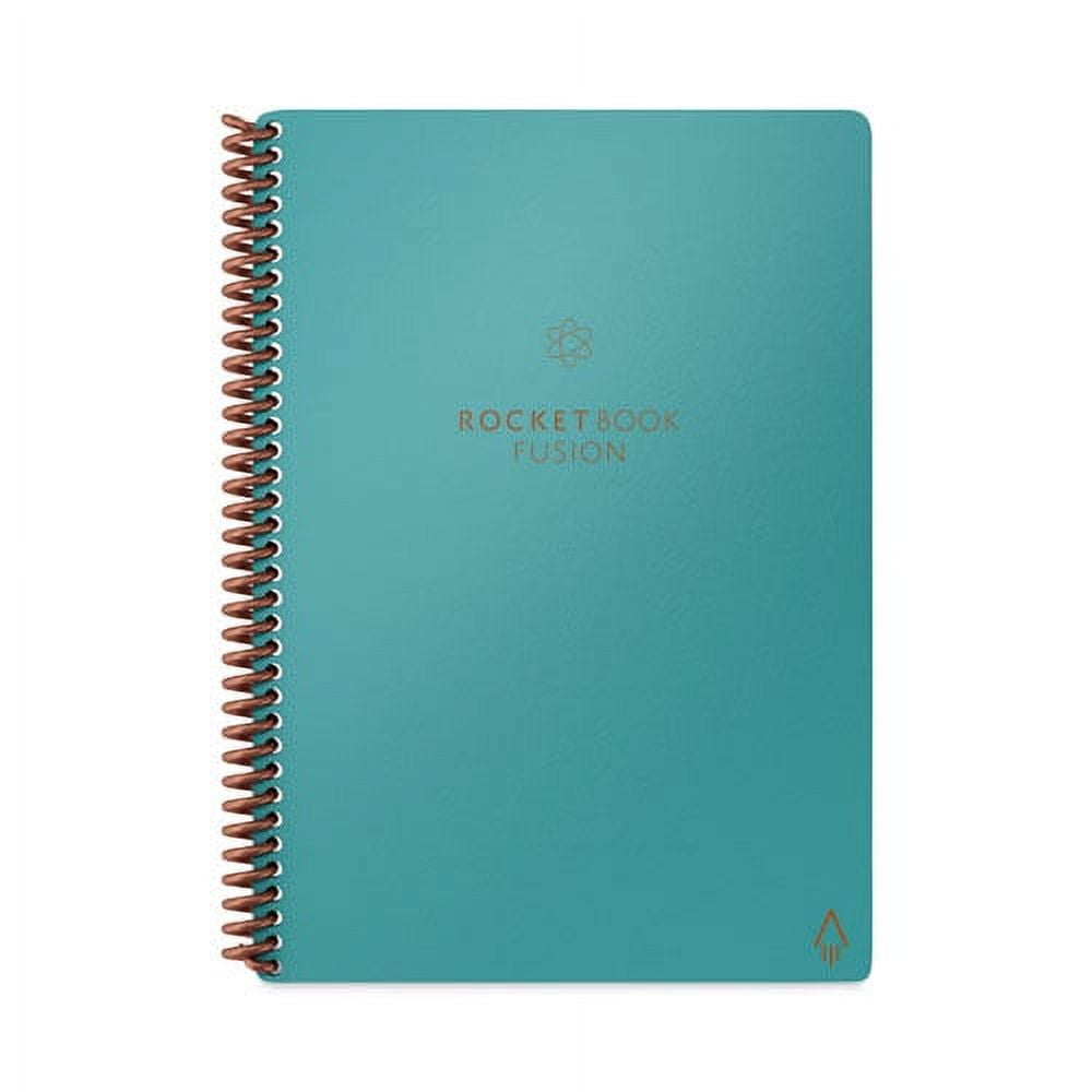 Fusion Smart Notebook, Seven Assorted Page Formats, Teal Cover, 8.8 x 6 ...