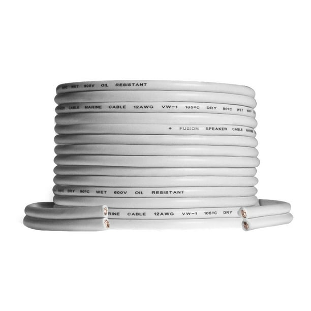 Fusion 010-12899-00 Speaker Wire - 16 Awg 25' [7.62m] Roll - Walmart ...
