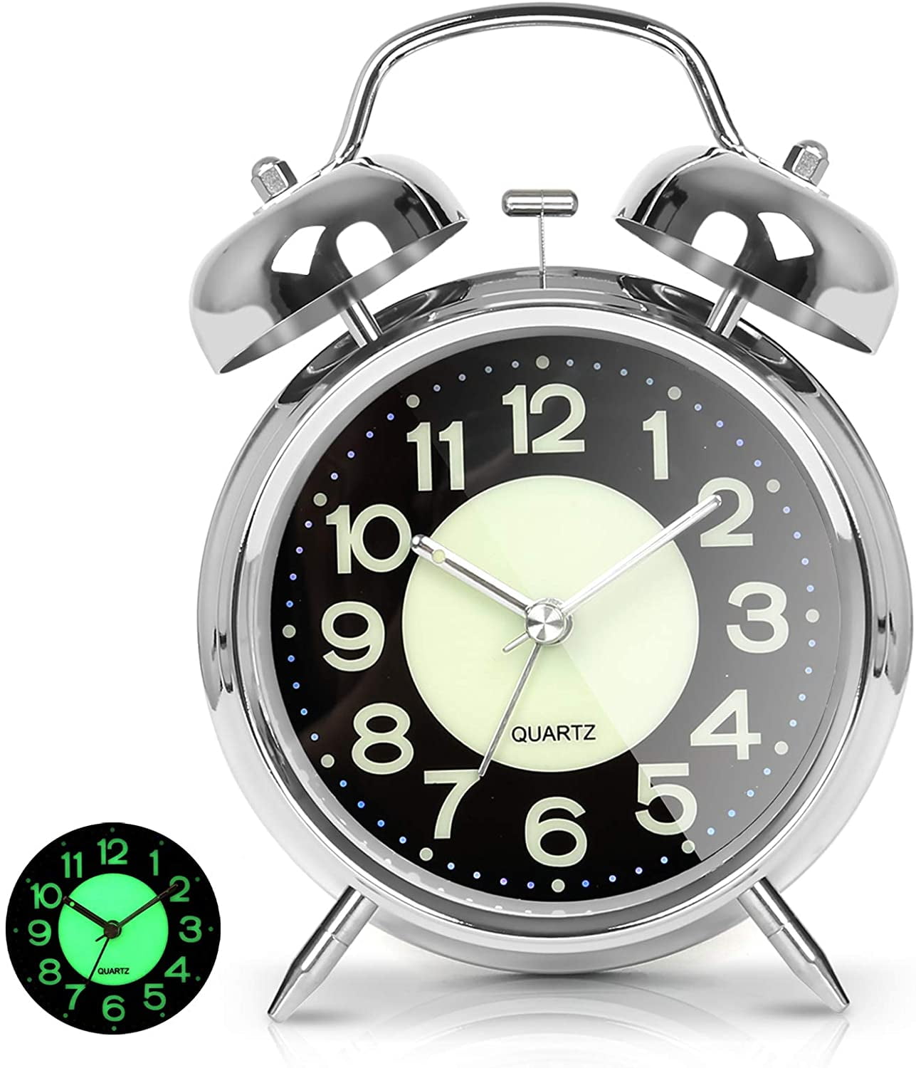 Fusion ® Super Loud Alarm Clock for Heavy Sleepers Adults,Twin Bell ...
