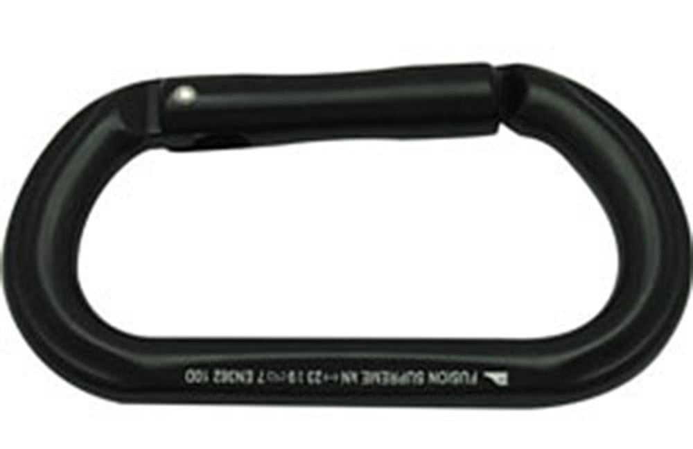 Fusion Supreme Straight Non-Locking Carabiner (Black) - Walmart.com