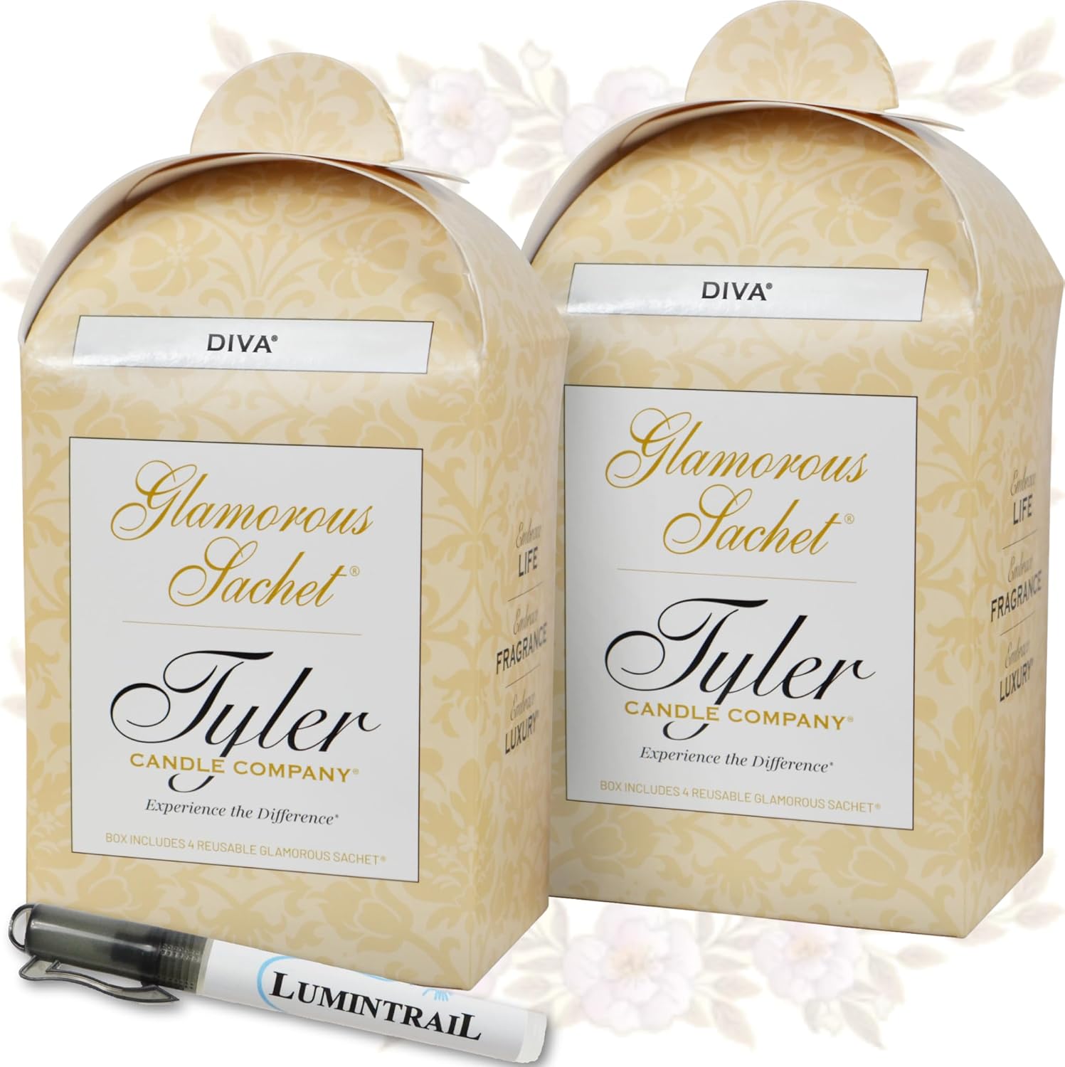Fusion Tyler Candle Diva Dryer Sachets, 8 Glamorous Reusable Dryer ...
