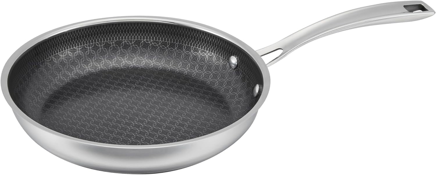 FusionPlus Nonstick Stainless Steel Cookware, 8-inch Skillet with PFAS ...