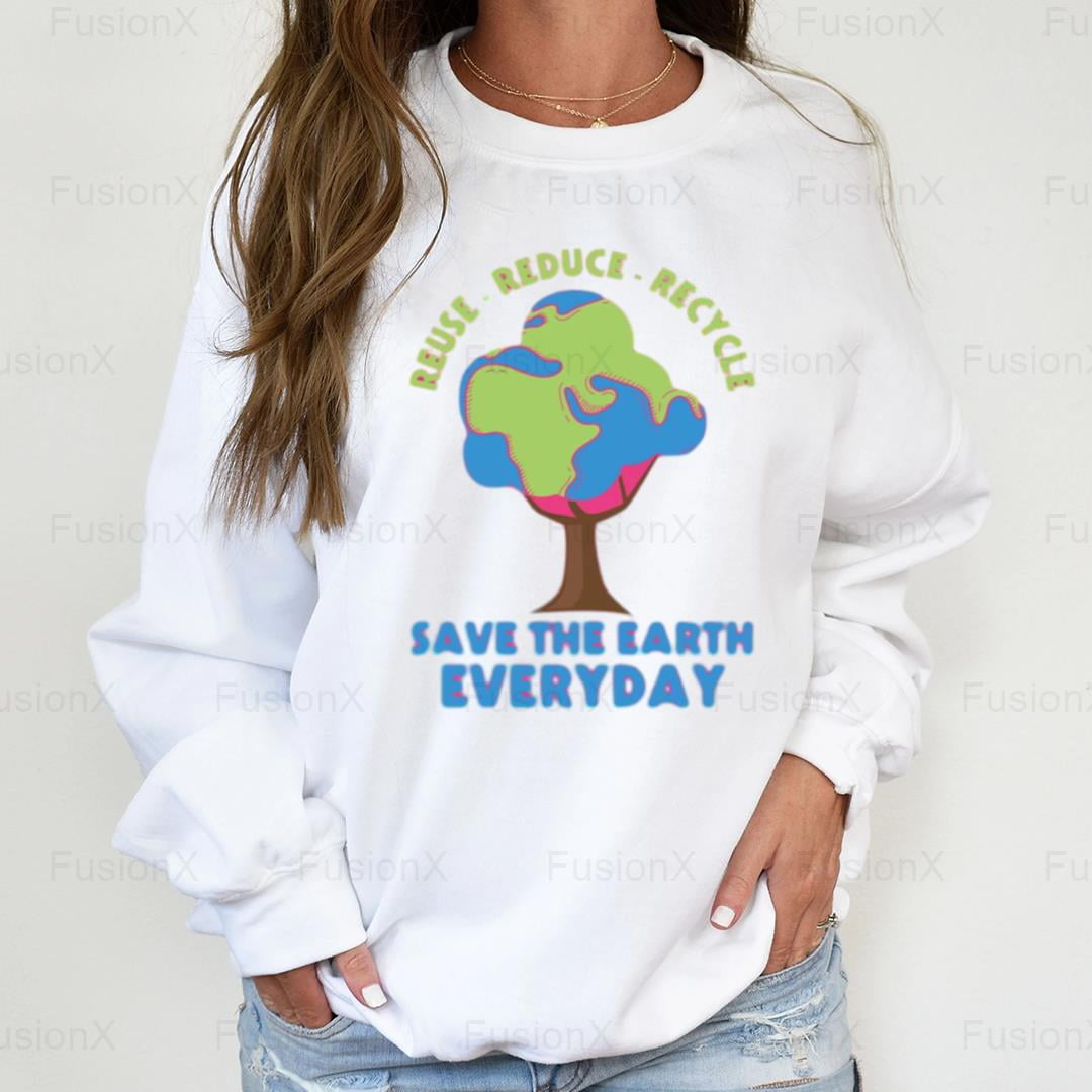 FusionX71 Earth Day Reuse Reduce Recycle Environmental Awareness Action ...