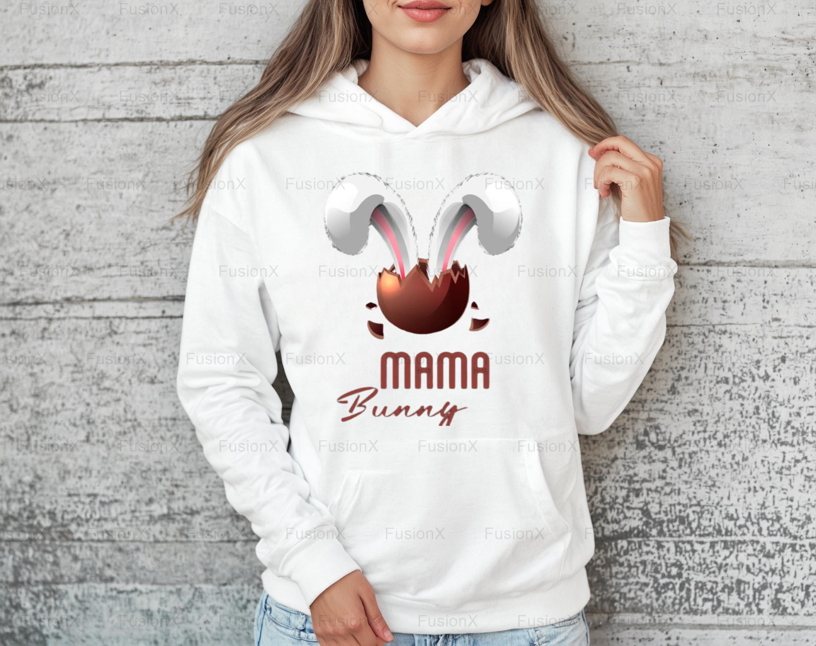 FusionX77 Easter Day Mama Bunny Egg Hunt Mother Holiday Celebration Parent Child Tradition ...