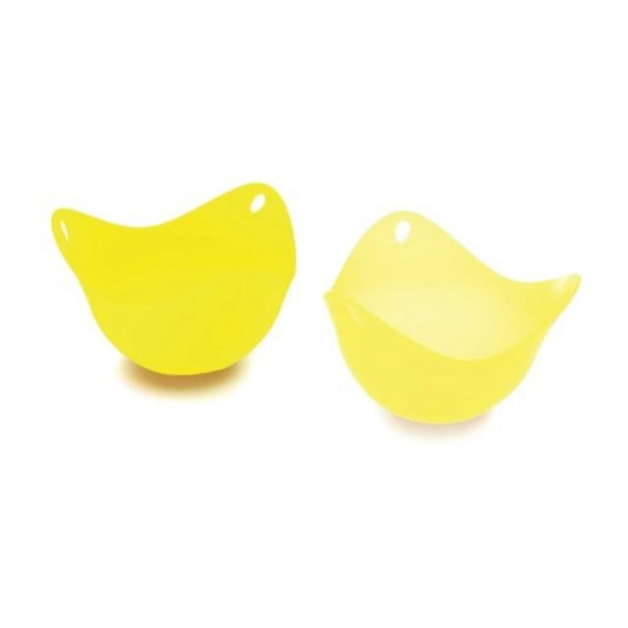 Fusionbrands PoachPod Silicone Egg Poacher, Yellow - Walmart.com