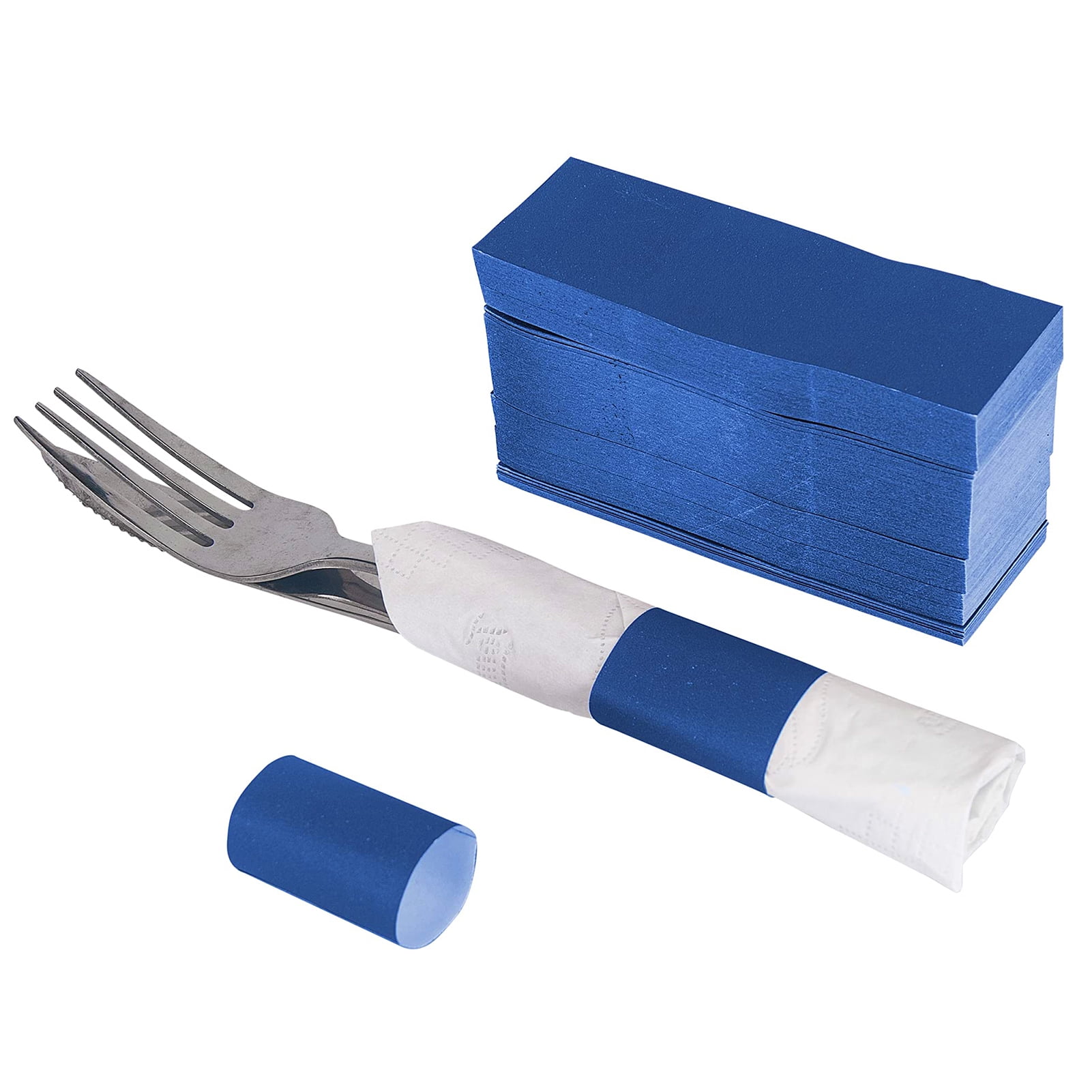 Fusipu 100PCS Napkin Ring Self-adhesive Strong Stickness Tightly Wraps ...