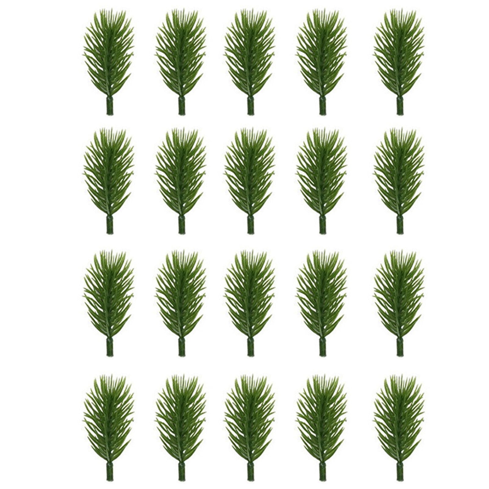 Fusipu 20Pcs Fake Pine Needle Realistic No Watering Artificial Pine ...