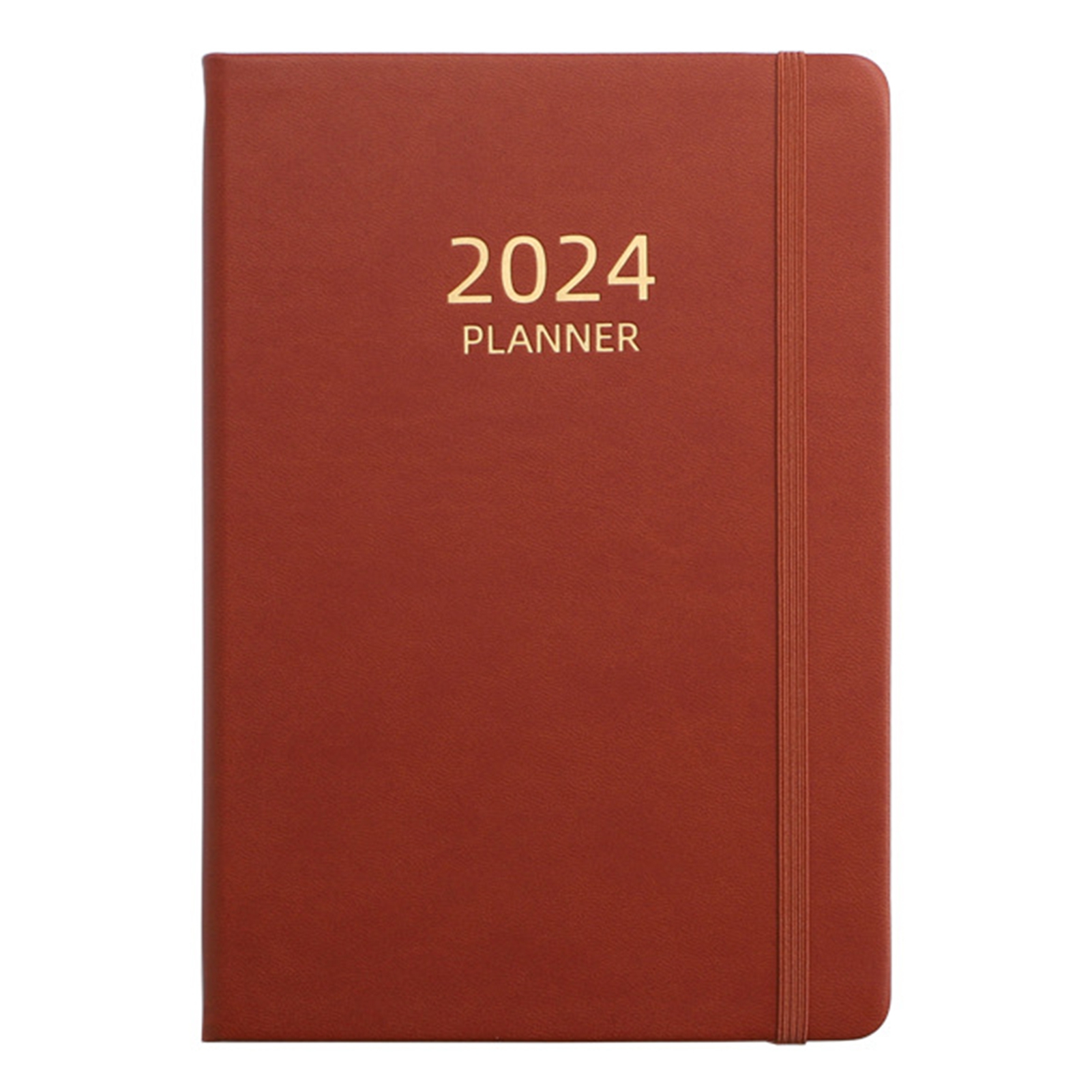 Fusipu A5 2024 English Planner 360 Pages Ink-Proof Paper Journal Dairy ...