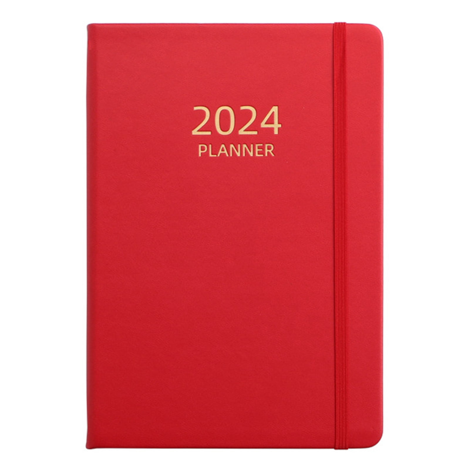 Fusipu A5 2024 English Planner 360 Pages Ink-Proof Paper Journal Dairy ...