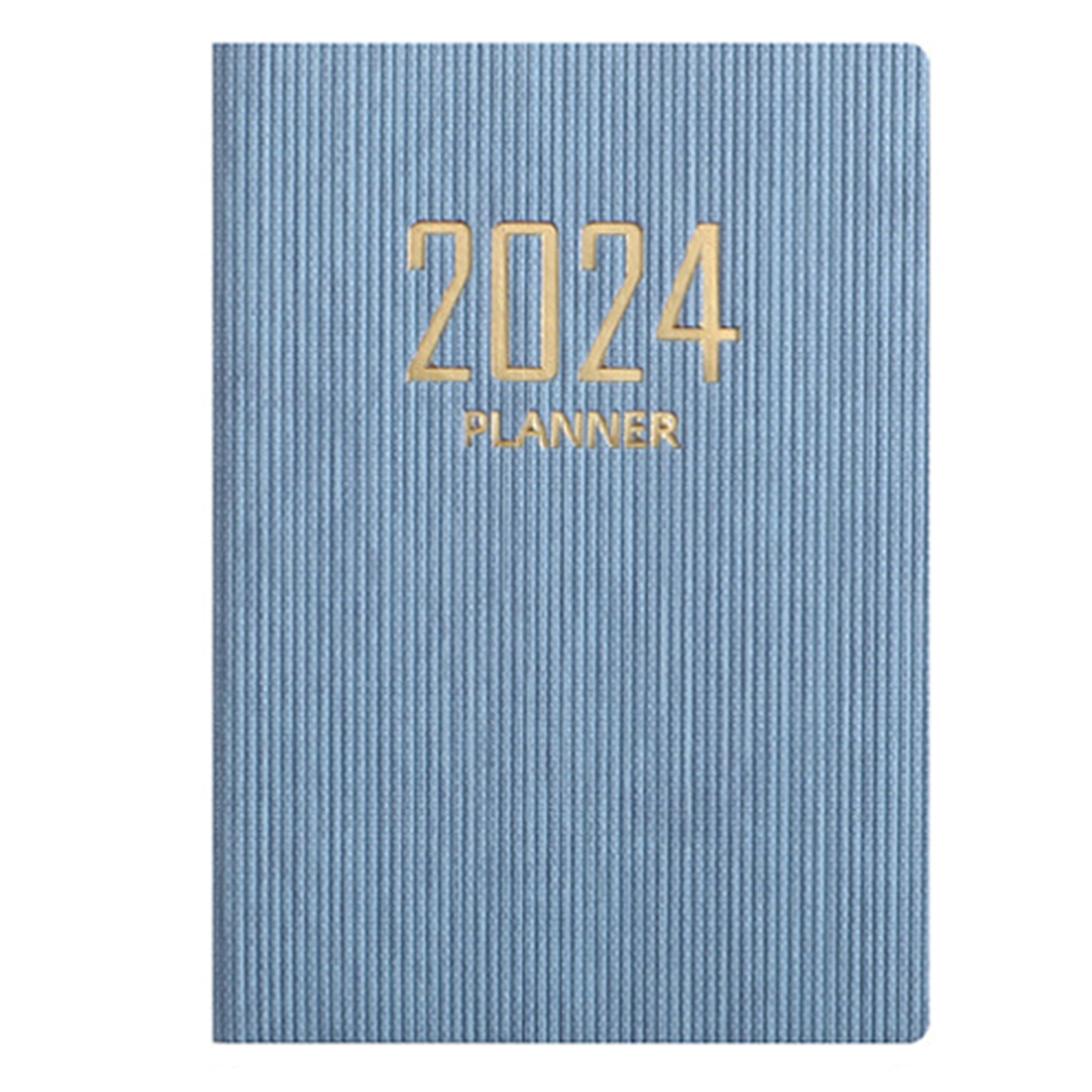 Fusipu A7 2024 English Planner Faux Leather Hardcover 180 Pages Ink ...