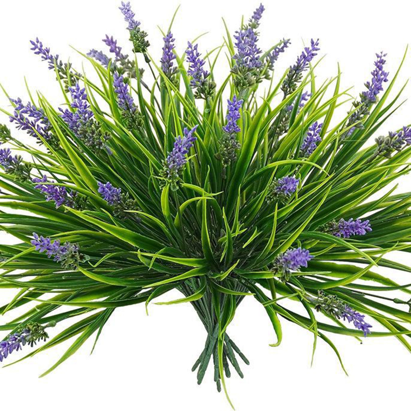 Fusipu Artificial Flower 6pcs Simulation Lavender Fake Plants Realistic ...