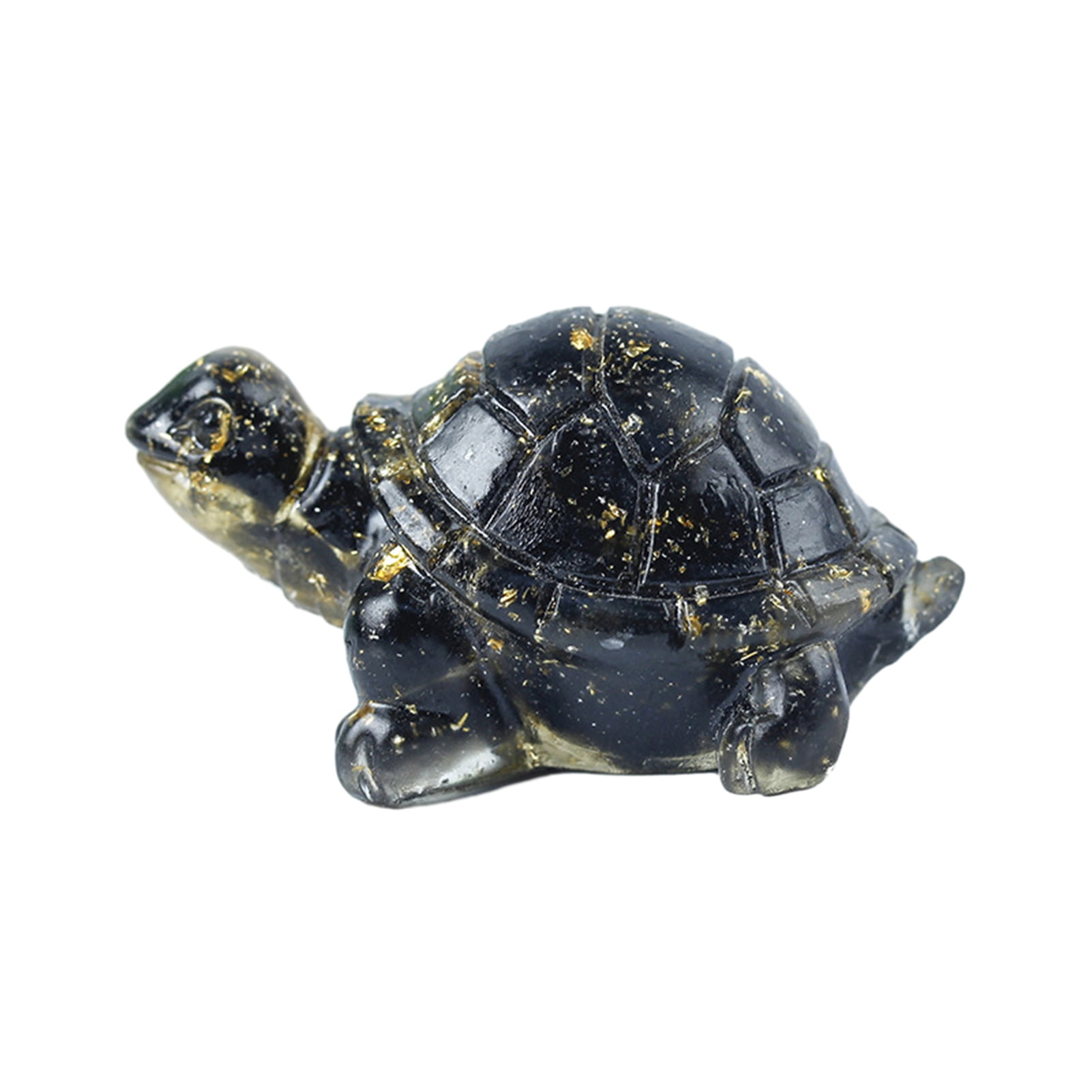 Fusipu Artificial Tortoise Ornament Faux Crystal Figurine Artificial ...