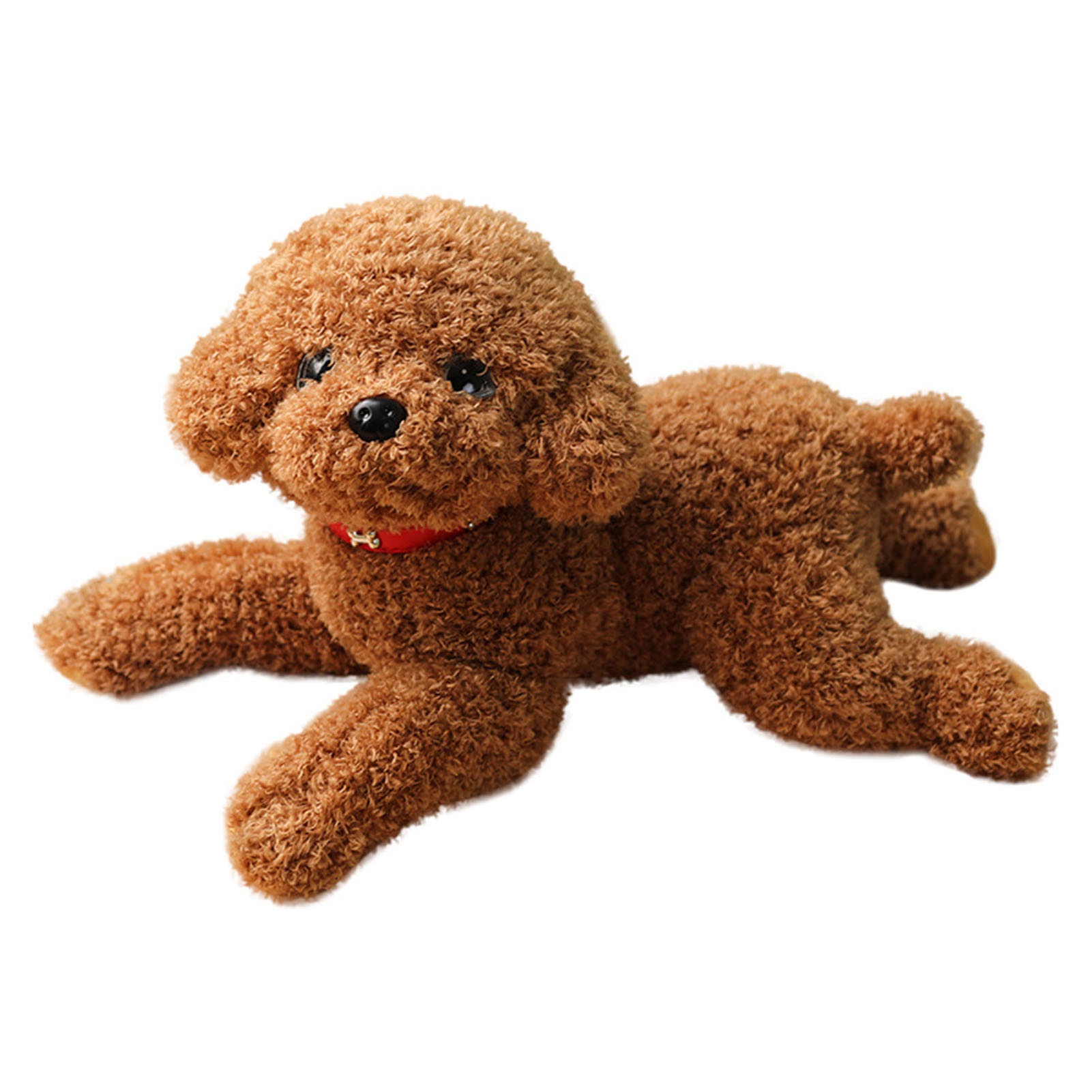 Fusipu Cartoon Simulation Stuffed Dog Doll Soft Lifelike Dog Plush ...