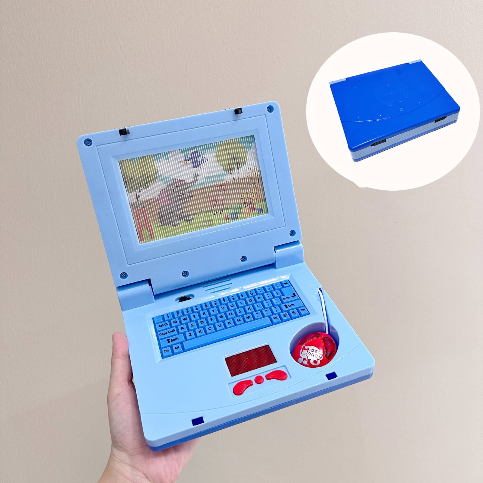Fusipu Children Simulated Laptop Kids Laptop Toy Fun Educational ...