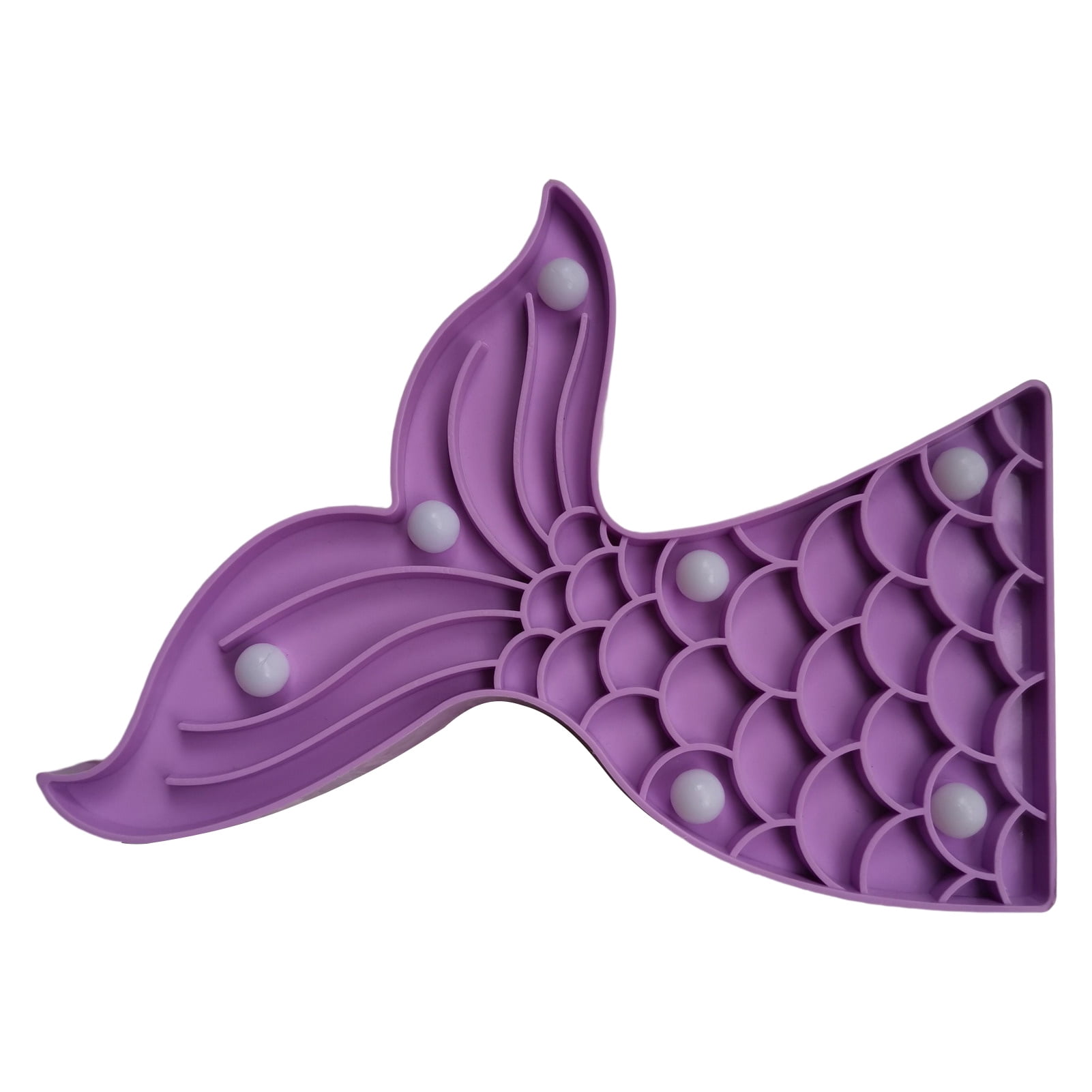 Fusipu Cute Mermaid Tail Night Light Christmas Day Decor Battery ...