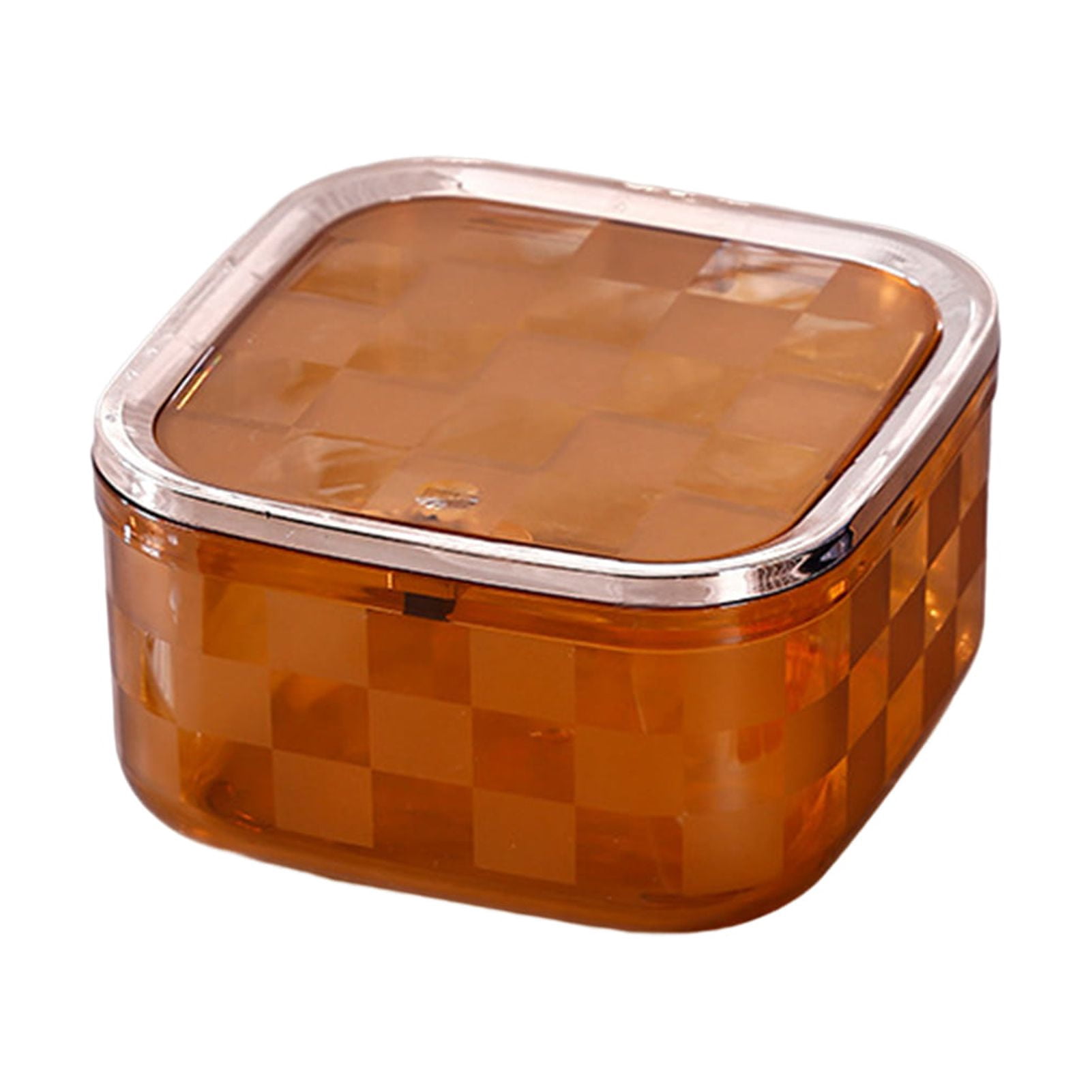 Fusipu Desktop Trash Can with Lid Large Opening Press Design High ...