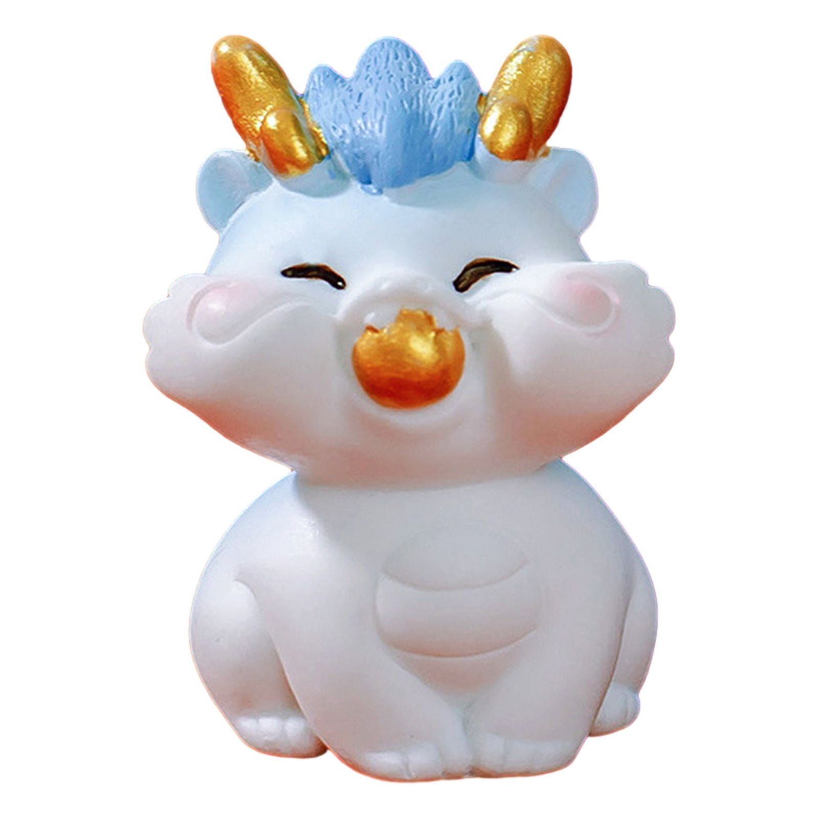 Fusipu Dragon Shape Decoration Mini Dragon Ornament Durable Resin ...