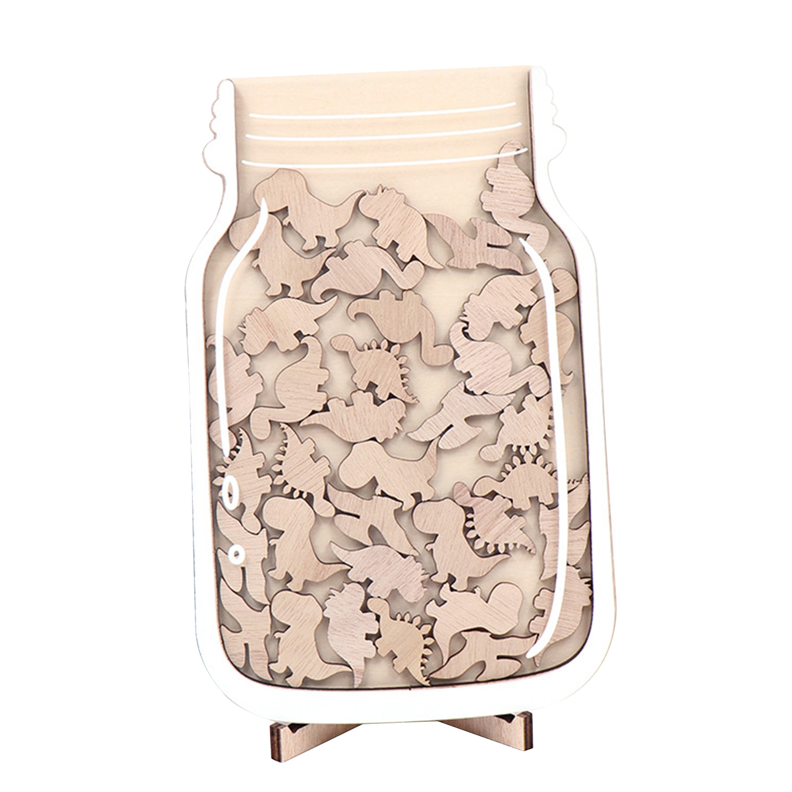 Fusipu Encouraging Positive Behavior Children Wooden Reward Jar for ...