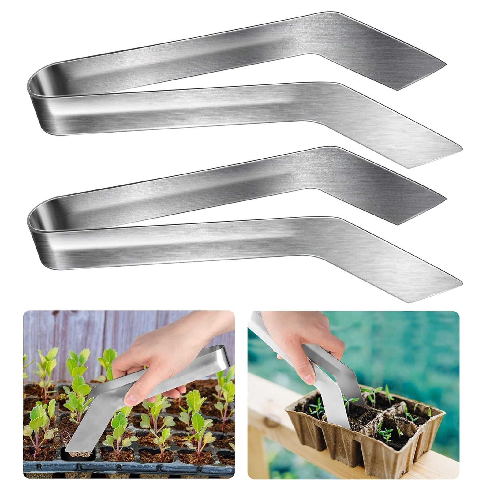 Fusipu Garden Transplant Tongs Rustproof Corrosion Resistant Gardening ...