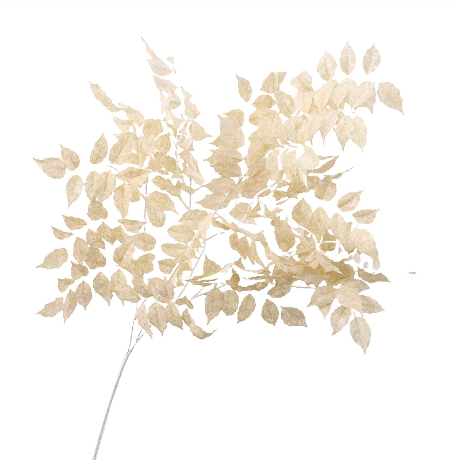 Fusipu Maple Tree Leaves Artificial Fall Maple Leaves Realistic Non ...