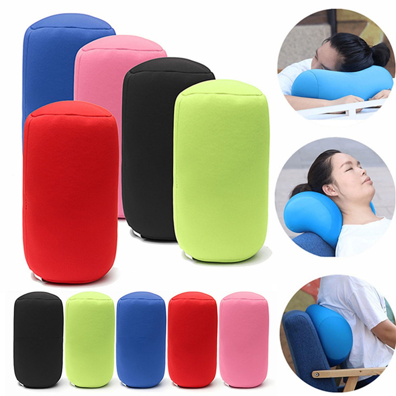 Fusipu Memory Foam Pillow Cylindrical Pillow with Built-in Foam ...
