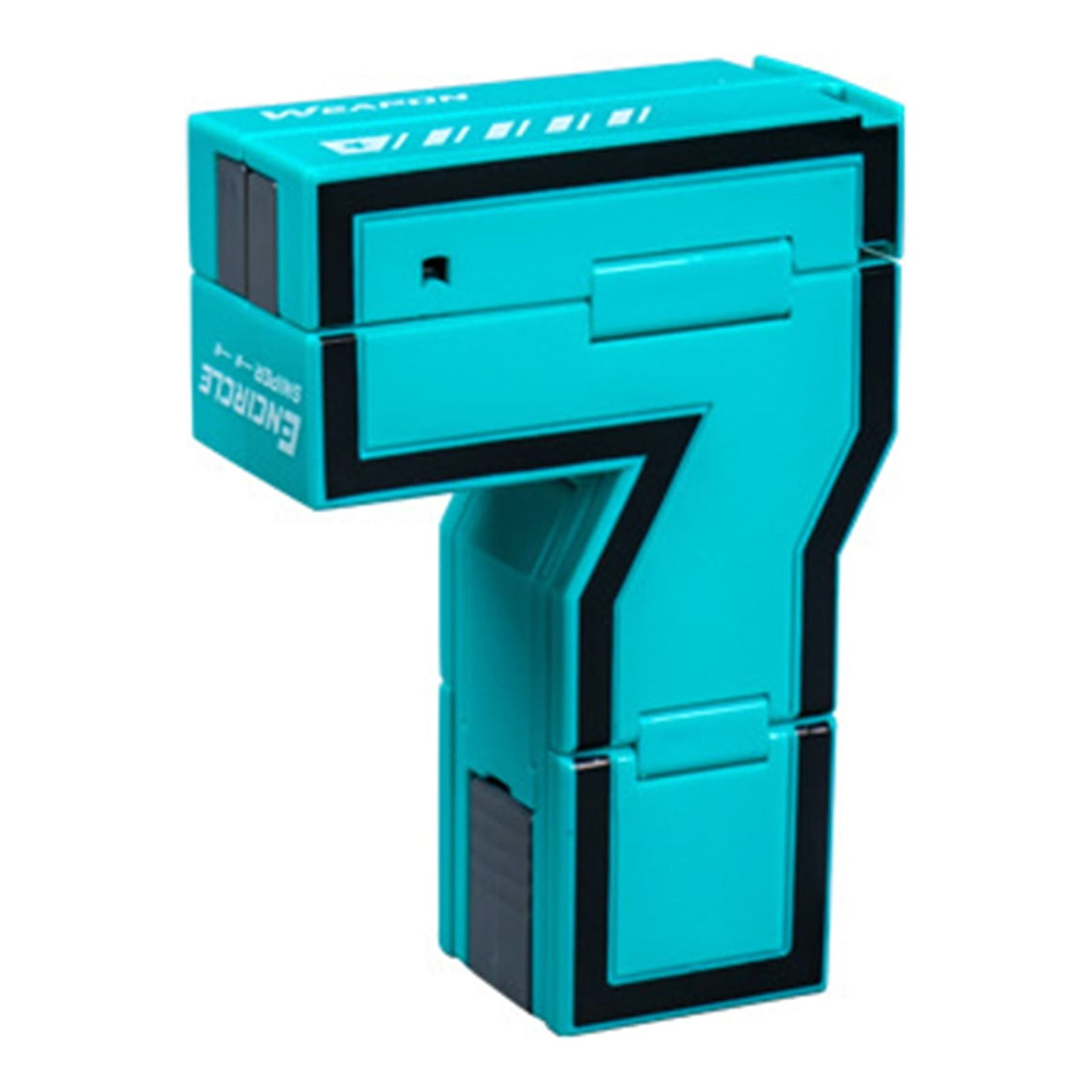 Fusipu Robot Toy Kids Digital Numbers Transforming Robot Action Figure ...