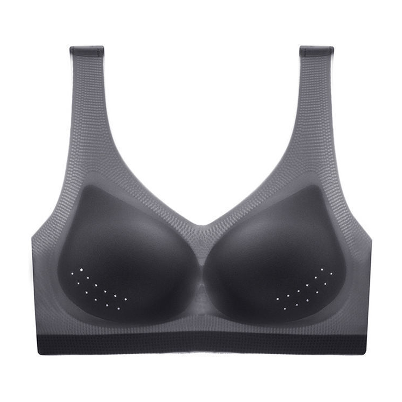 Fusipu Seamless Bras High Elasticity Detachable Cup Pad Nylon Push Up ...