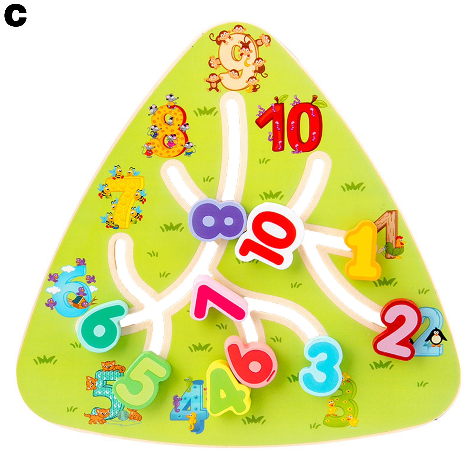 Fusipu Shape Recognition Toy for Toddlers Safe Smooth Maze Toy for ...