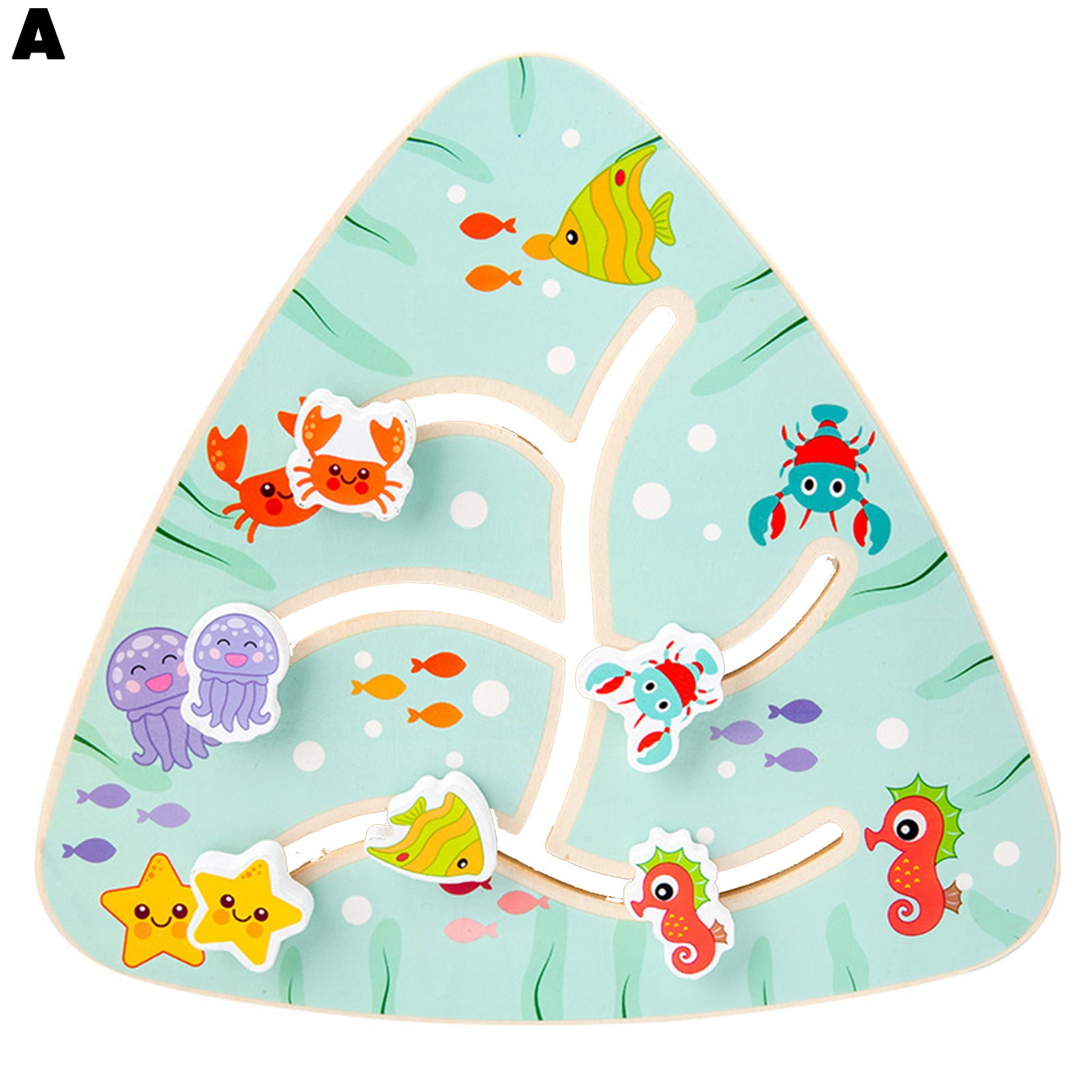 Fusipu Shape Recognition Toy for Toddlers Safe Smooth Maze Toy for ...