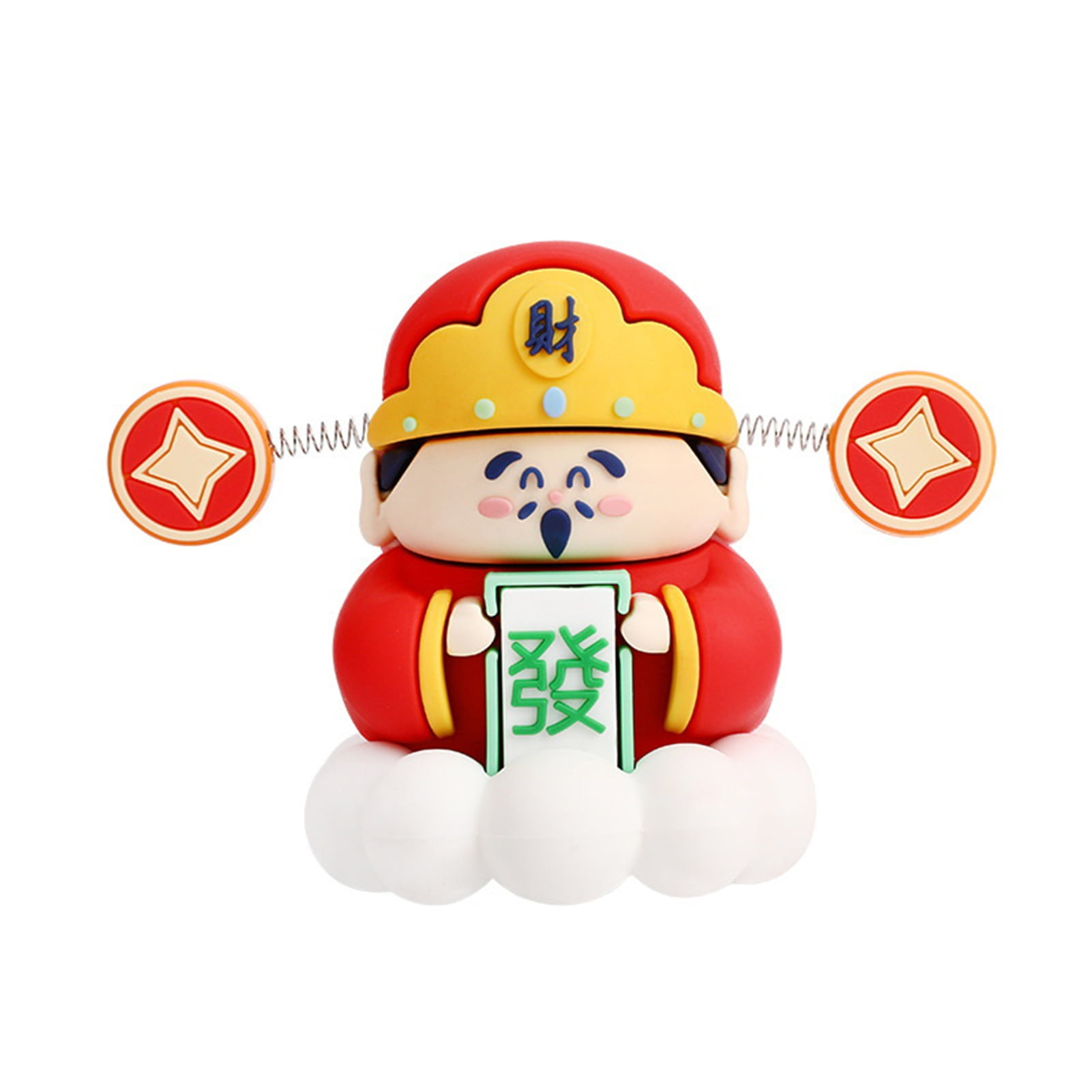 Fusipu Silicone God of Wealth Chinese God of Wealth Ornament Silicone ...