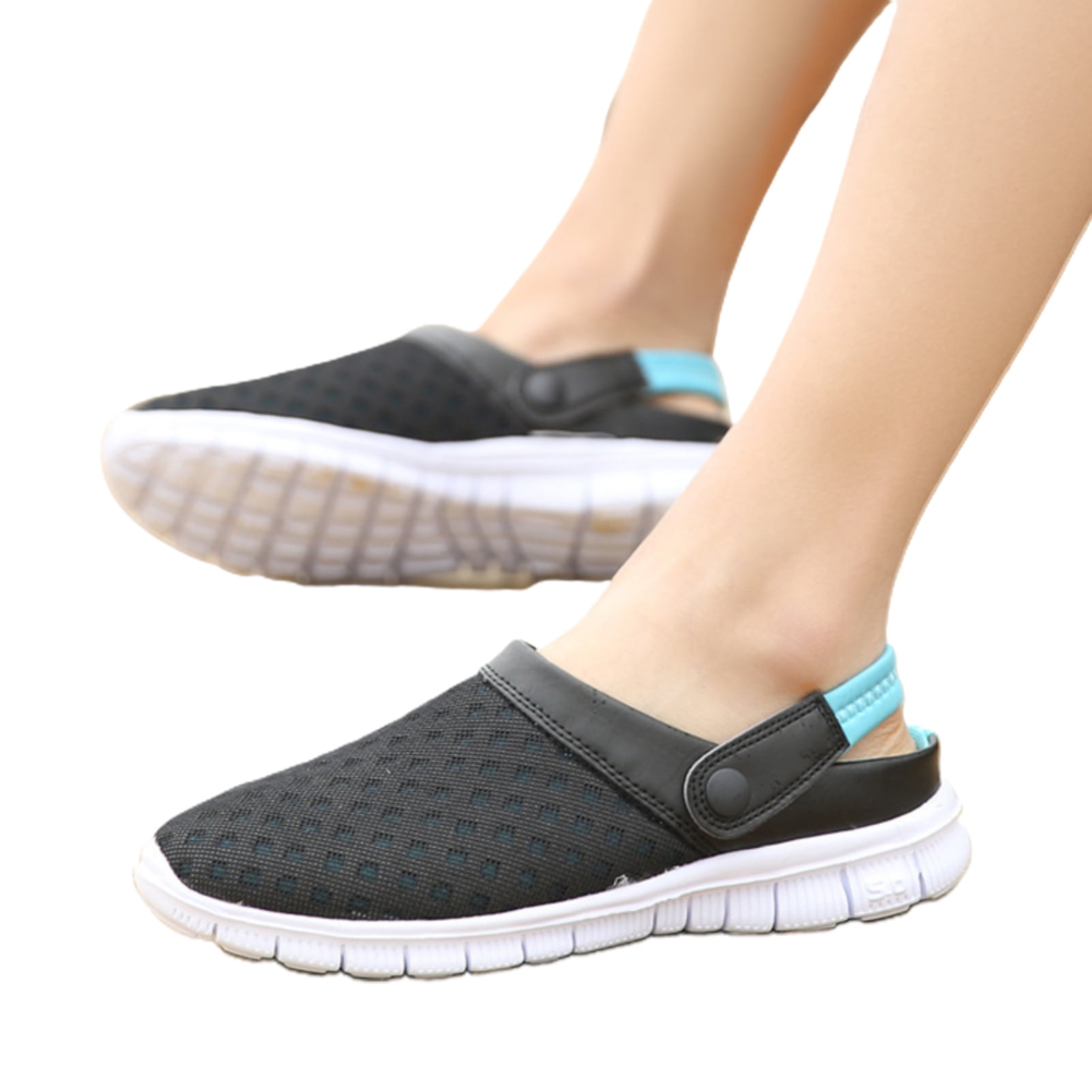Fusipu Women Summer Breathable Mesh Clog Slippers Non Slip Shoes ...