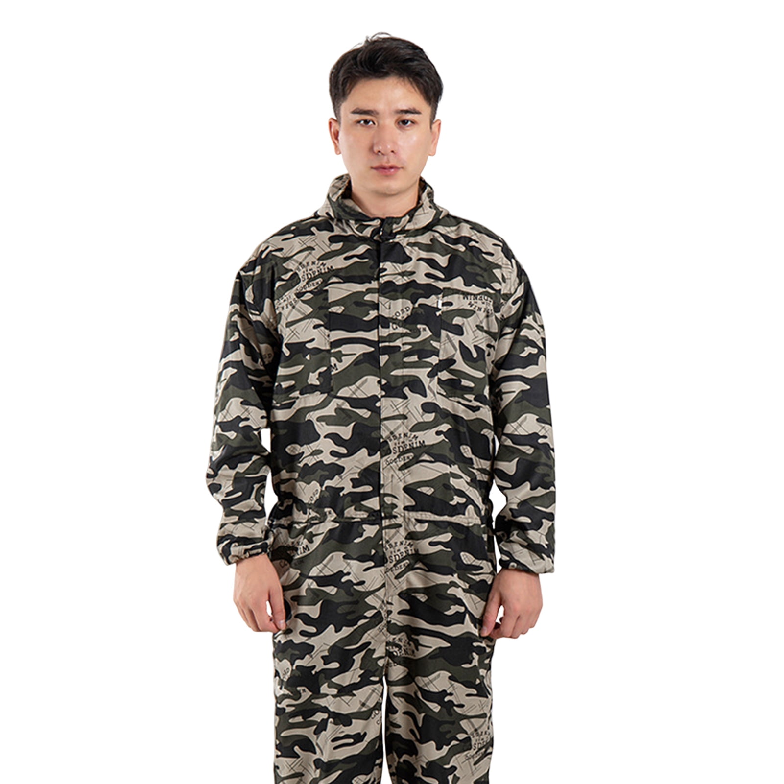 Fusipu Men's Work Jumpsuit, Waterproof, Breathable, Anti-static ...