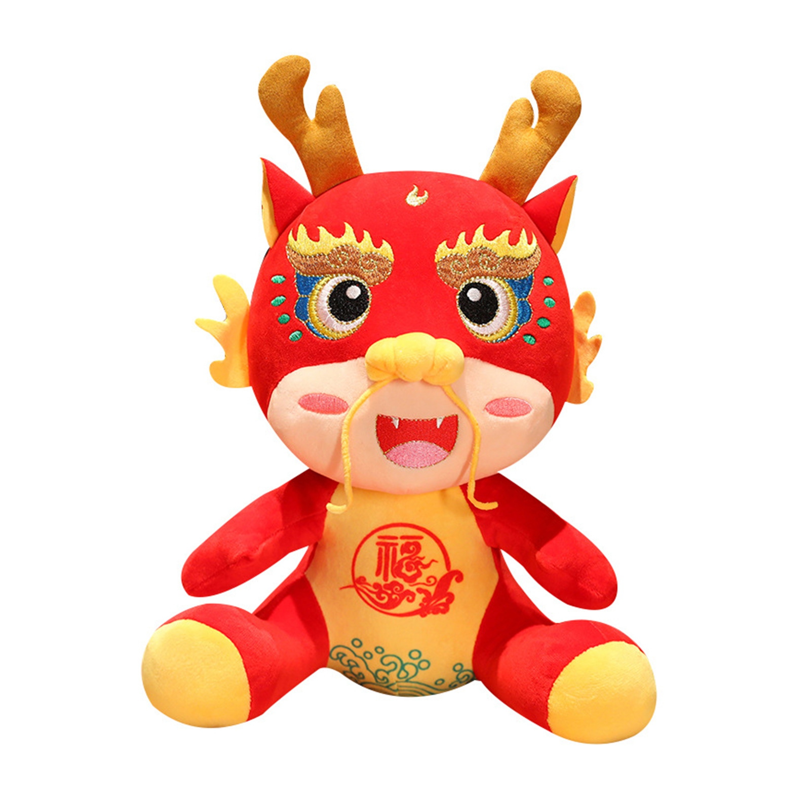 Fusipu Year of 2024 Cartoon Dragon Plush Doll Cute Plush Toy Ornament ...