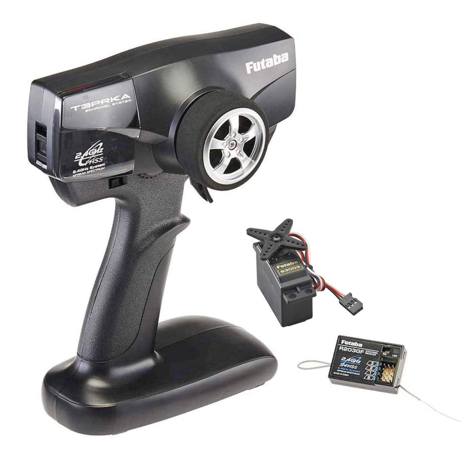 Futaba FUT01004363-3 3PRKA 3-Channel 2.4GHz FHSS Radio System with ...