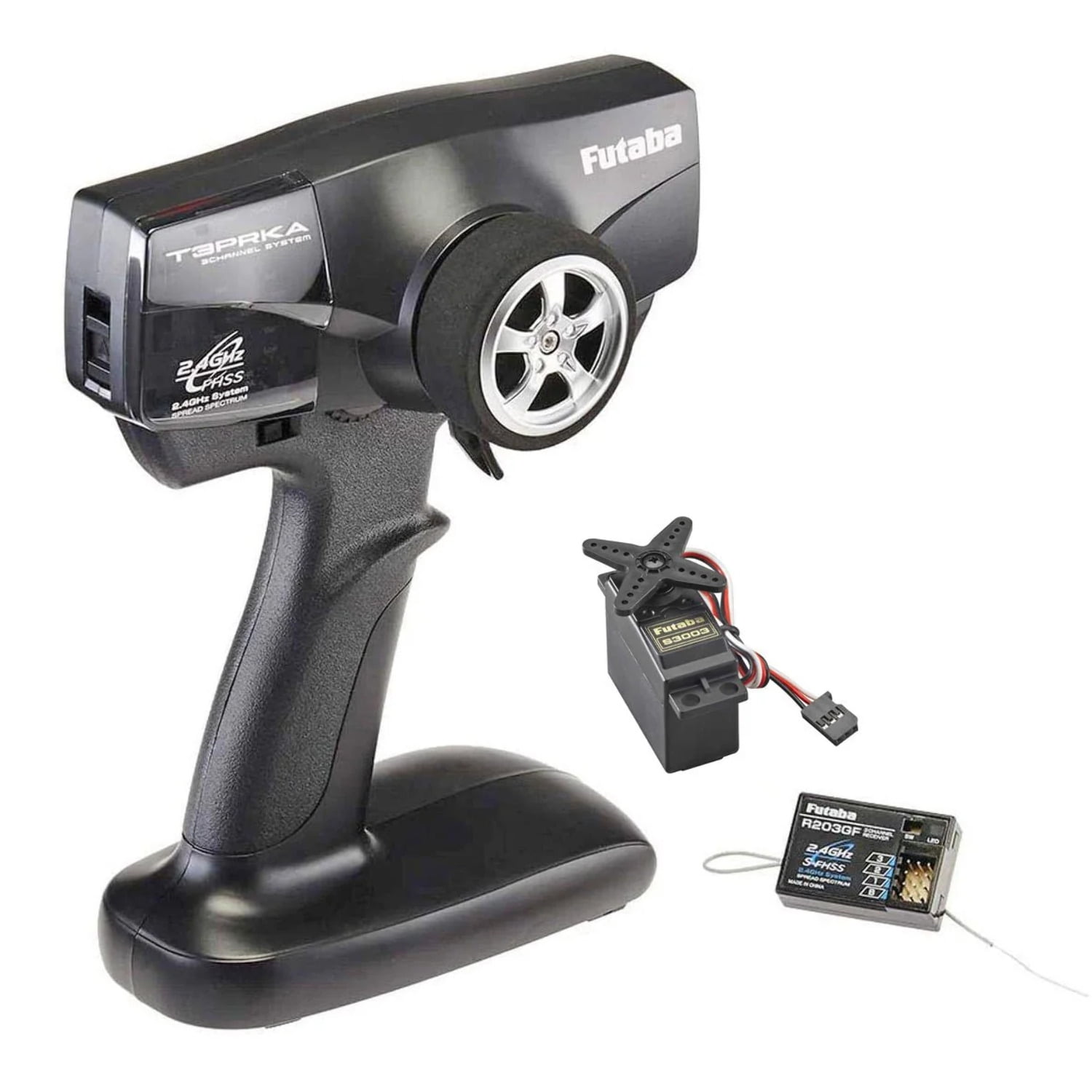 Futaba FUT01004363-3 3PRKA 3-Channel 2.4GHz FHSS Radio System with ...