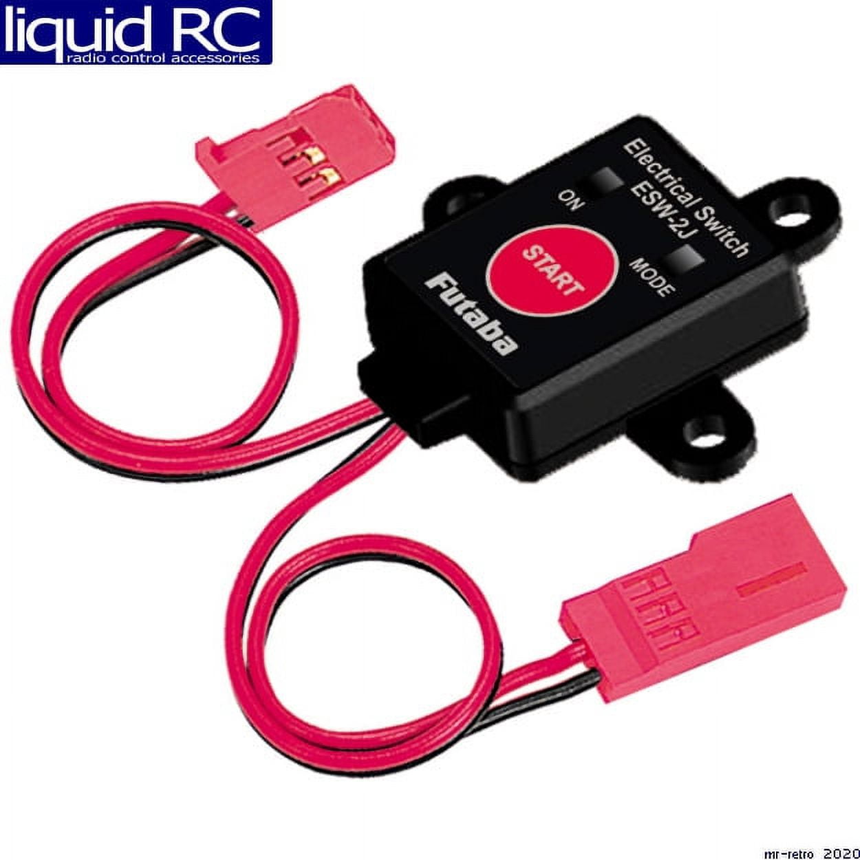 Futaba UBA0325 Electronic Push Button Switch ESW-2J - Walmart.com