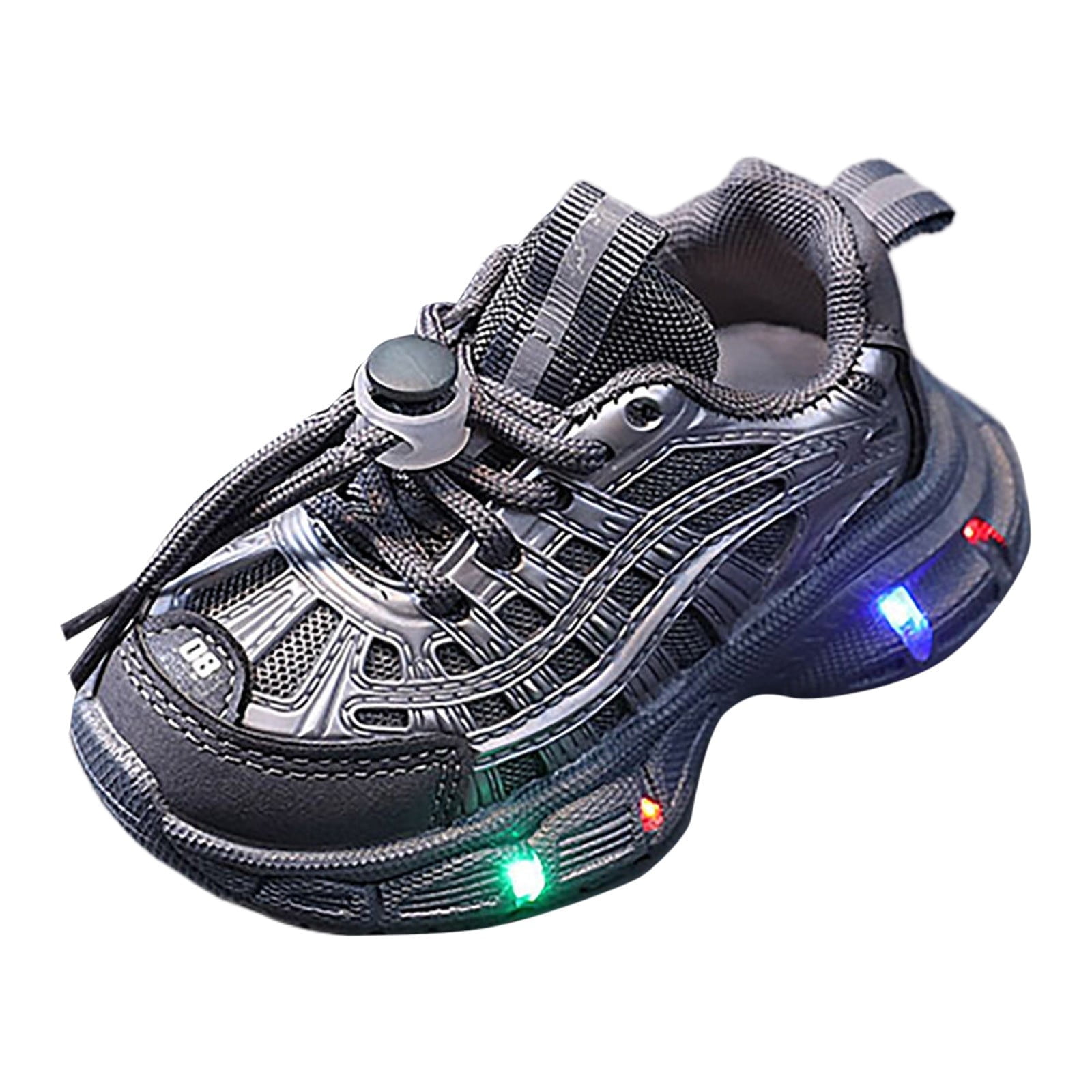 Futezty Kids LED Light Up Shoes for Boys and Girls Cool Flashing ...