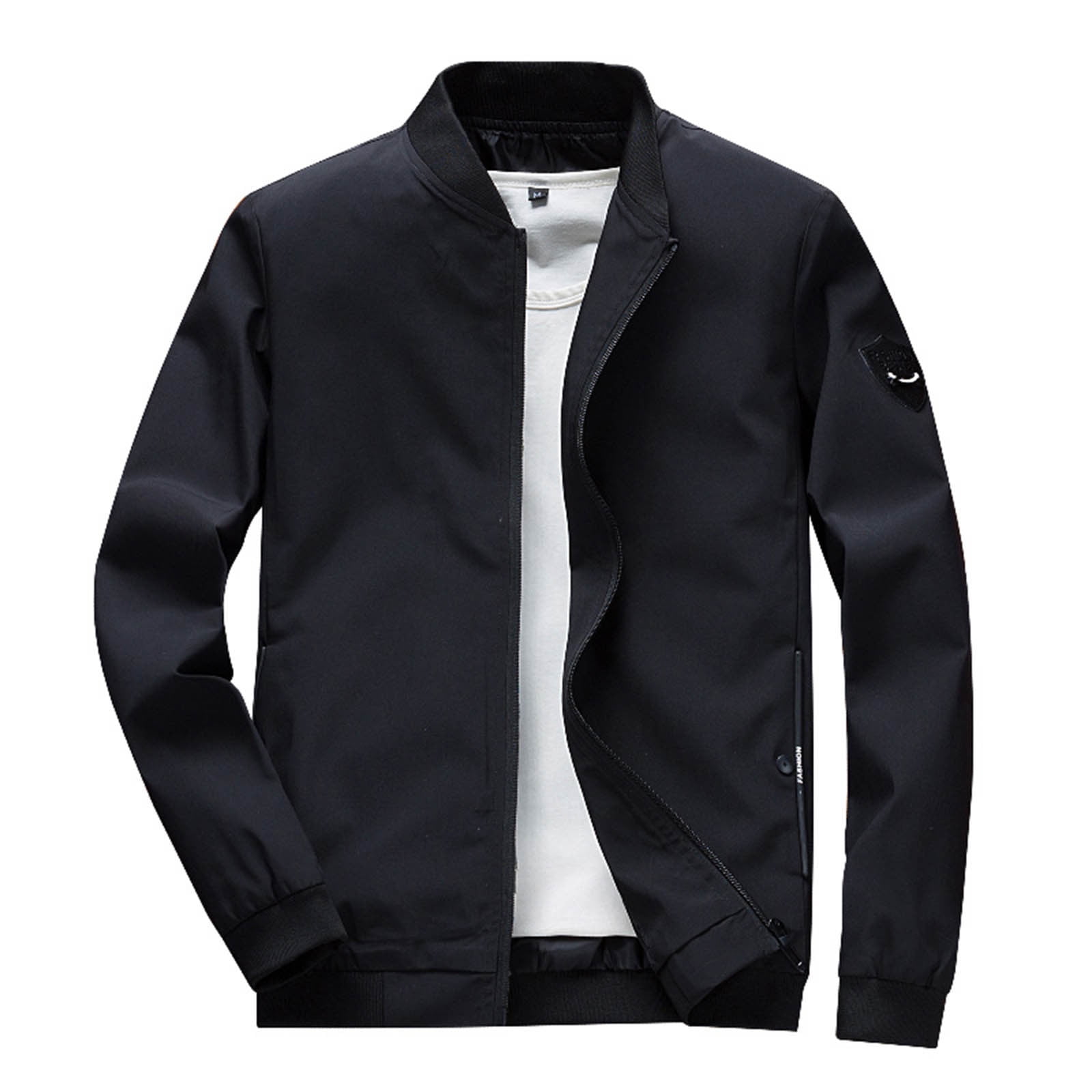 Futezty Men Bomber Jacket Fashion Stylish Lightweight Windbreaker ...