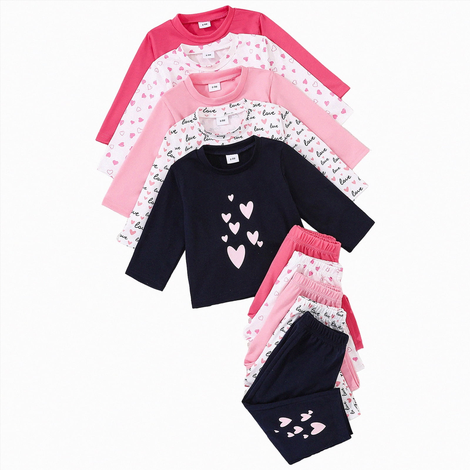 Futezty Toddler Boys Girls Clothes Fall Winter Outfit Sets, Kids ...