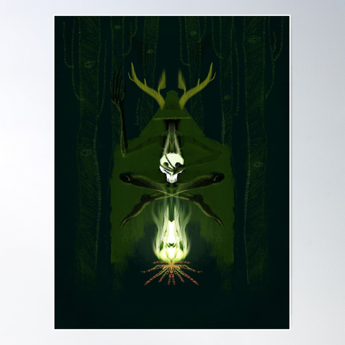 Futhorck (Closed-Eye Visuals) Poster Wall Art, Modern Wall Decor For ...