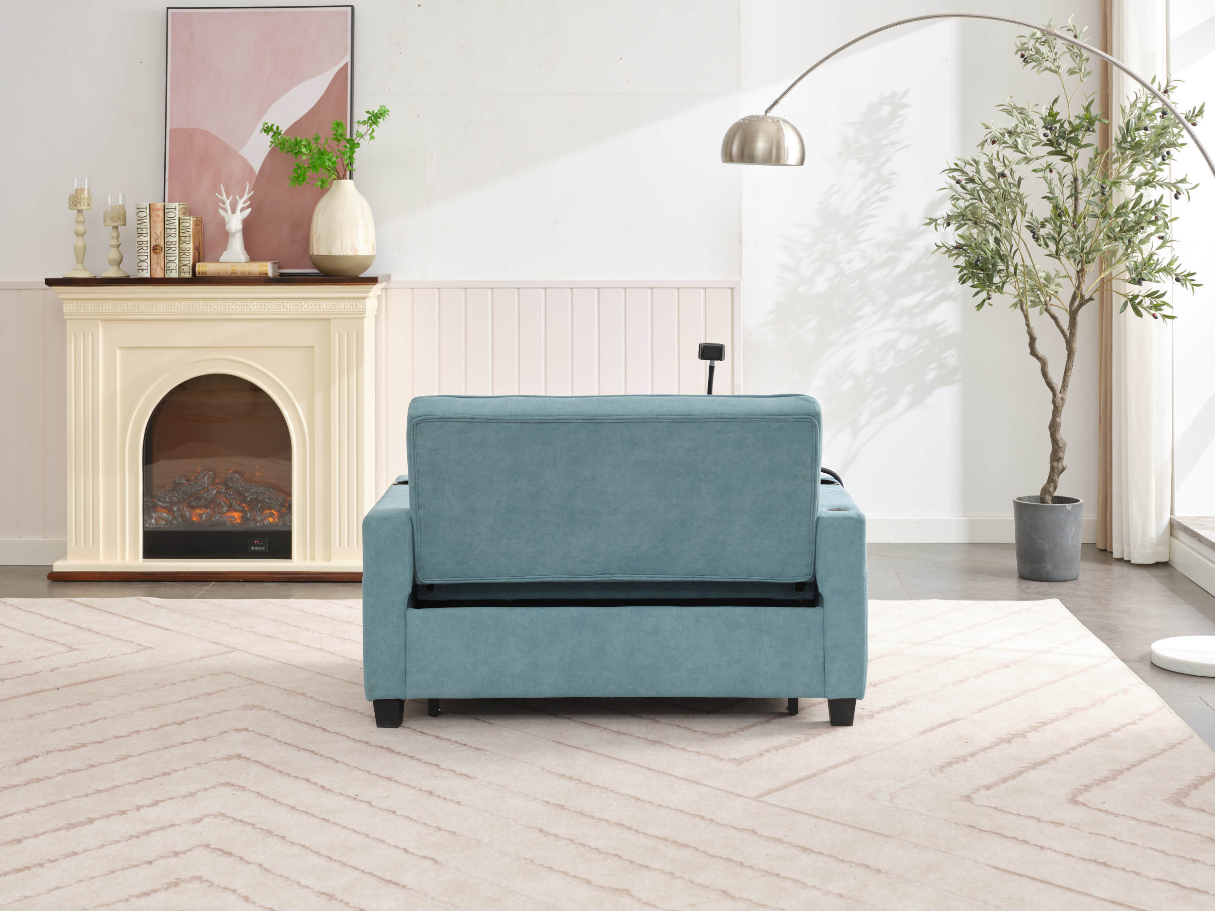 Futon Chair Bed Convertible Chair 3 In 1 Pull Out Sleeper Chair Beds ...