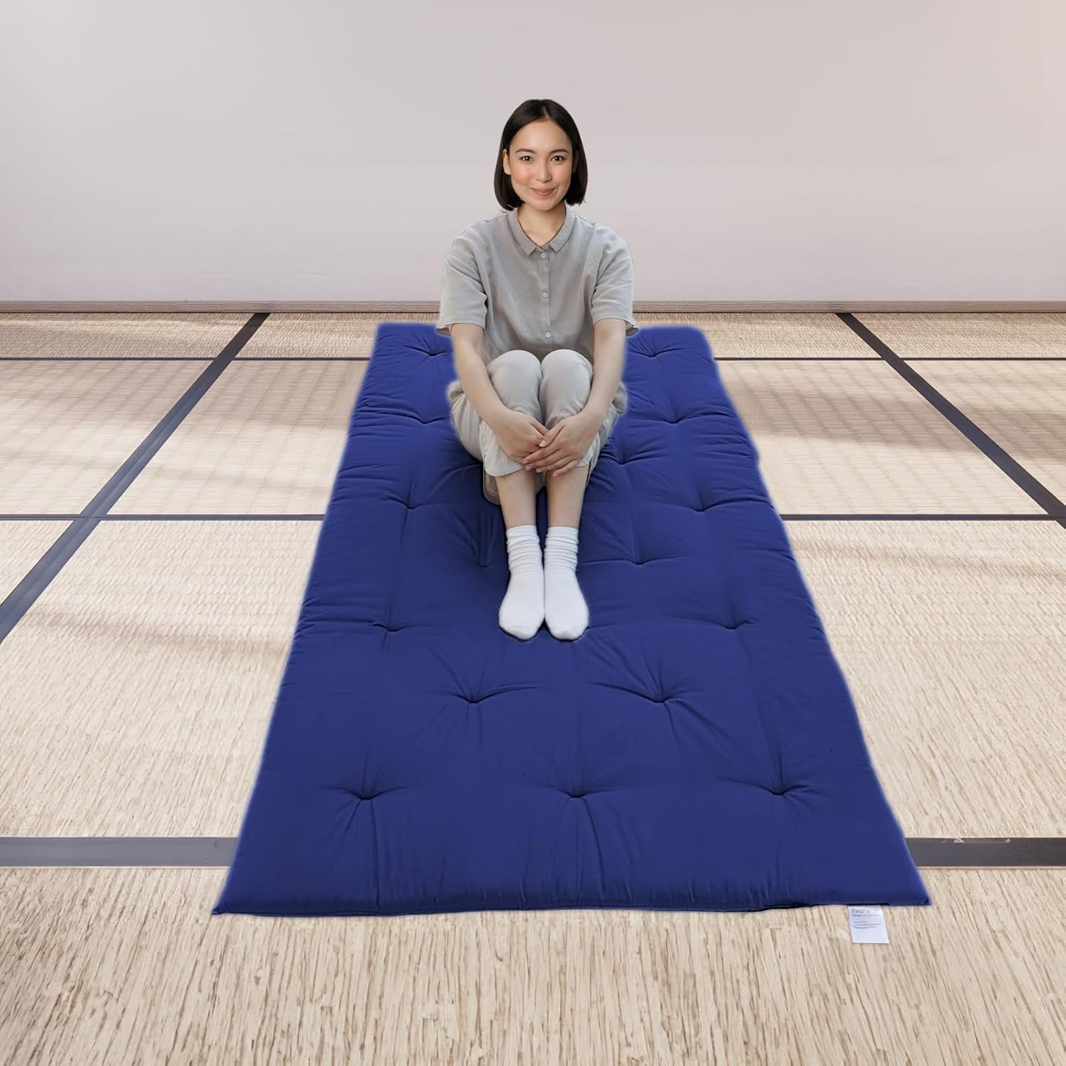 Futon Floor Mattress, Folding Tatami Mat Sleeping Pad,Roll Up Floor ...