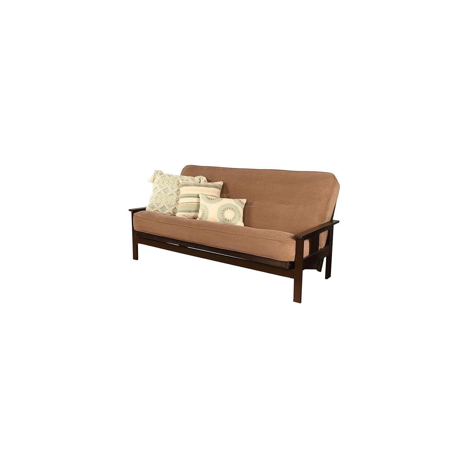 Futon Frame - Full Size Convertible Sofa Bed - Espresso - Walmart.com